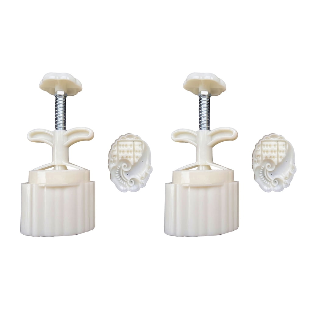 75g Plastic Mooncake Moulds Ruyi Abacus Shaped Mooncake Stamps Baking ...