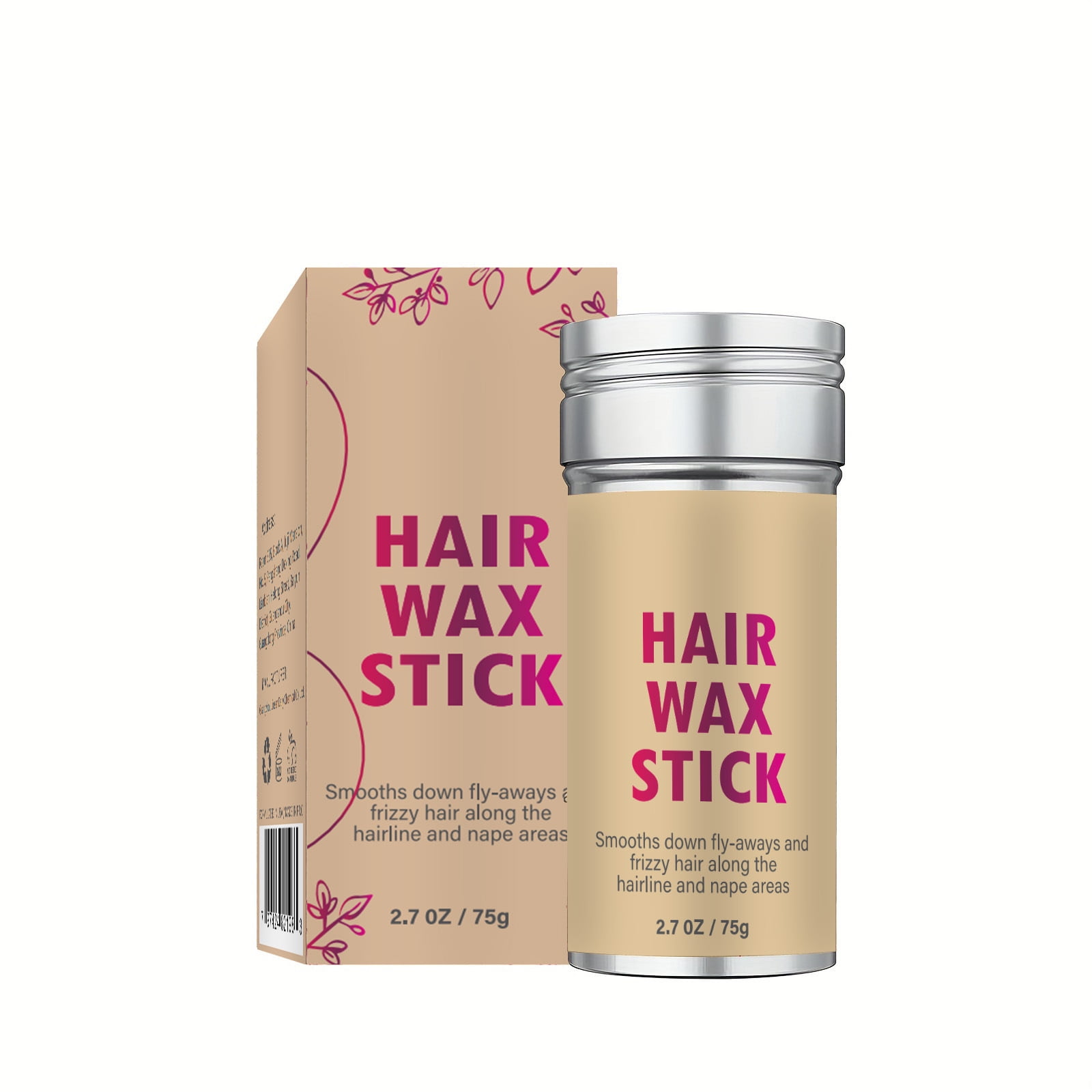 75g Styling Wax Stick Suitable For Curly Hair Frizzy Hair Smoothing And Styling Hairlines And