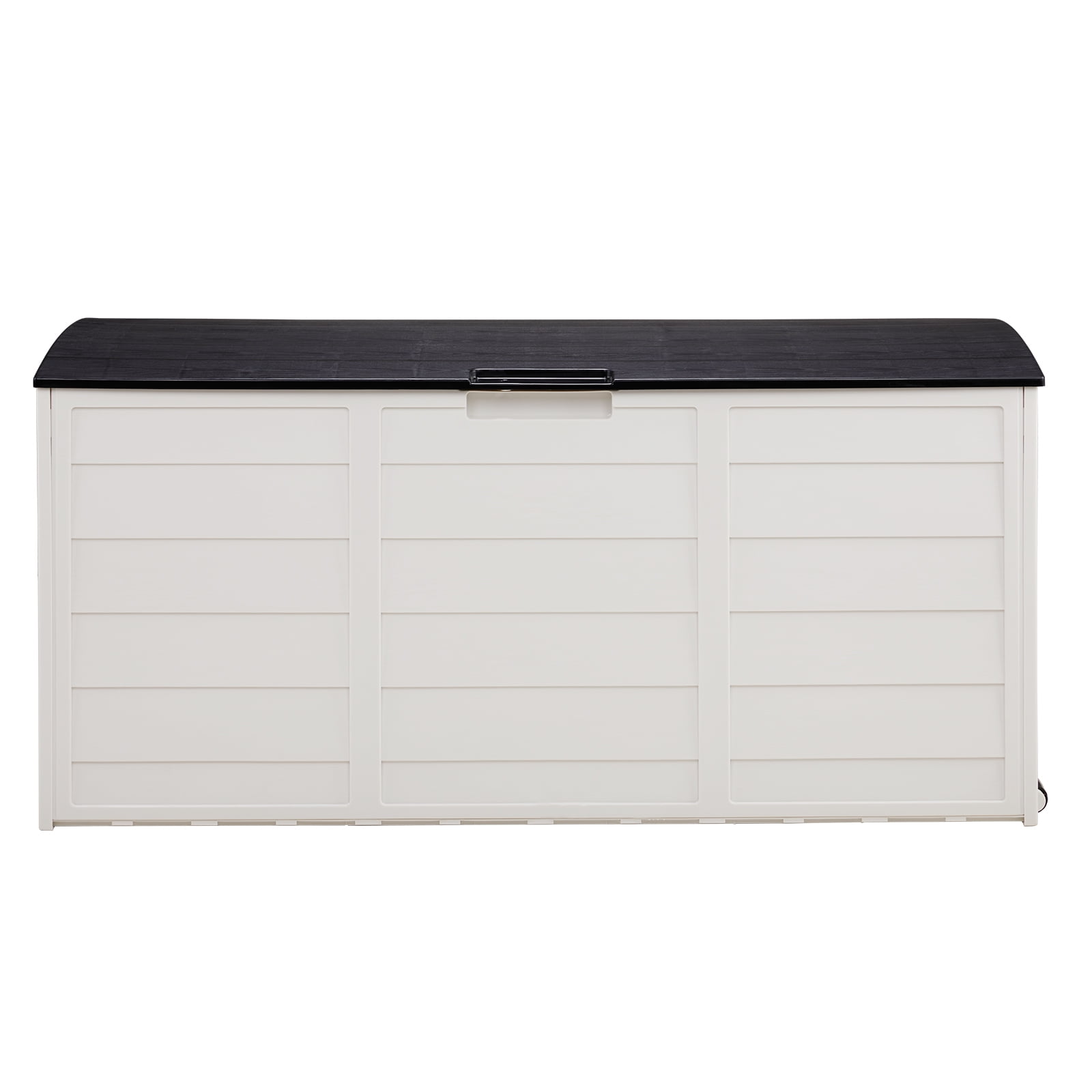 75gal 280L Outdoor Garden Plastic Storage Deck Box Chest Tools Cushions ...