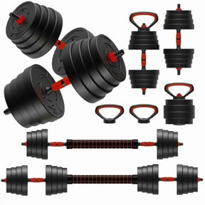 Eisenlink 80lbs Adjustable Dumbbells Pair, Quick-Lock, 5lb Increments ...