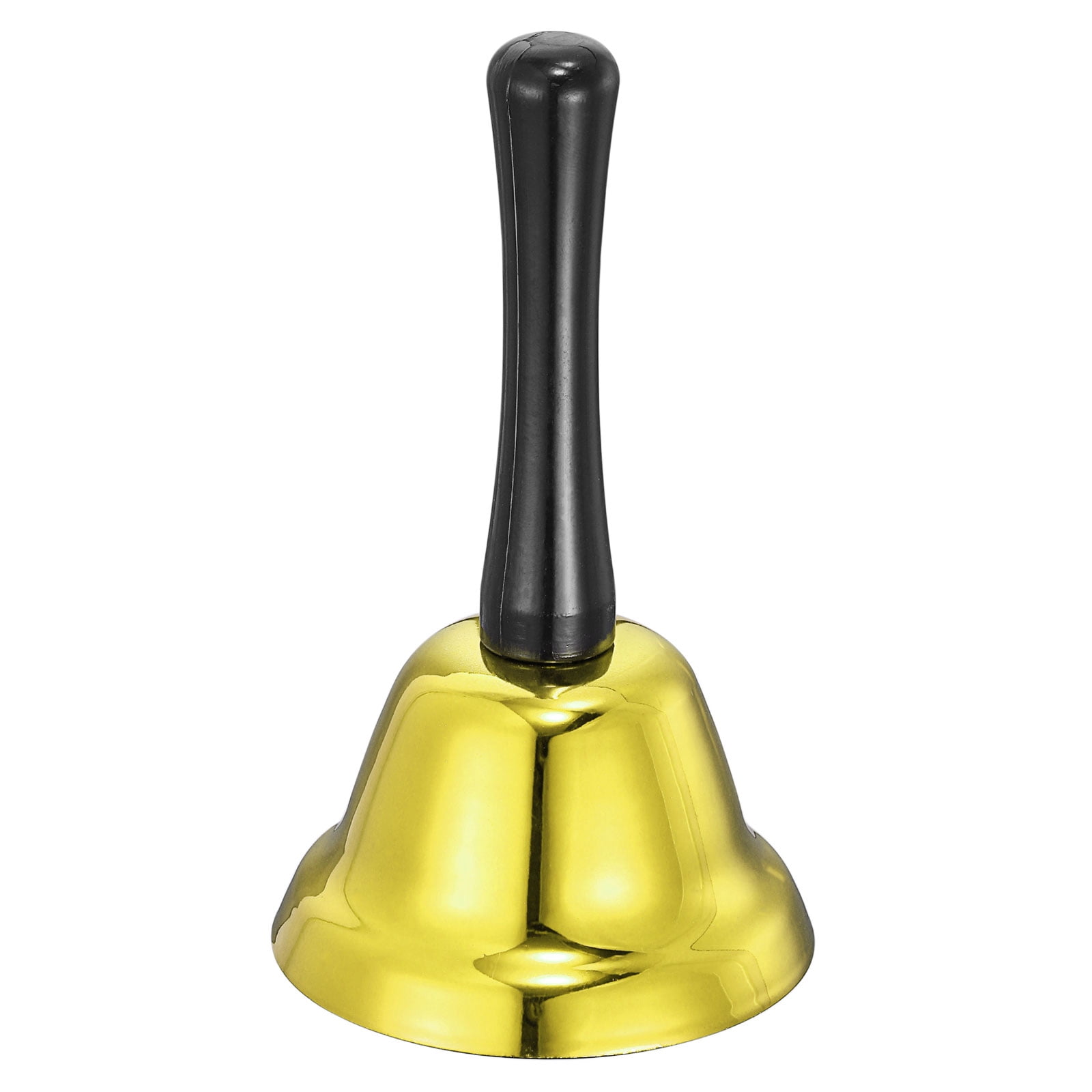 75mm(2.95") Dia. Hand Bell Steel Electroplating Gold Tone 1 Pack ...