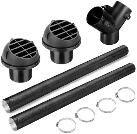 75mm Diesel Duct Pipe Kit, Diesel Parking Set, Exhaust Pipe, 3-Way Y ...