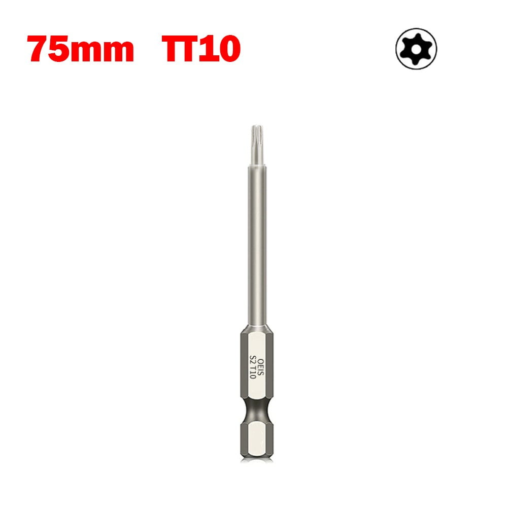 75mm Hollow for Torx Screwdriver Bit Hex Shank-T40 Tool for Exact Screw ...