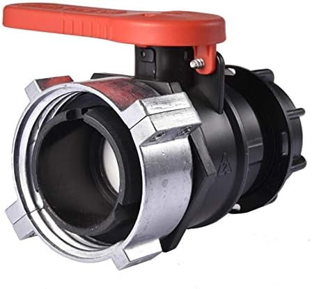 75mm IBC Tote Tank Adapter Ball Valve -Heavy Duty S75X6 Coarse Thread ...