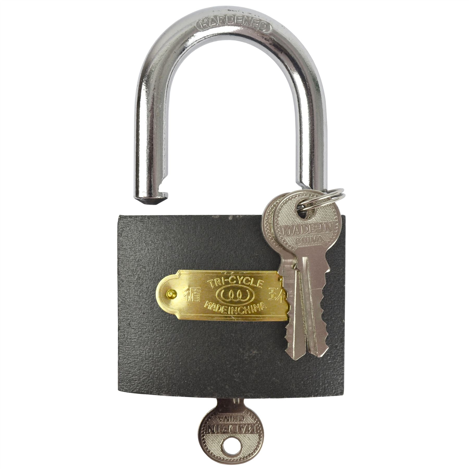 75mm Iron Padlock With Hardened Shackle Padlocks Shed Gate Lock TE756 ...