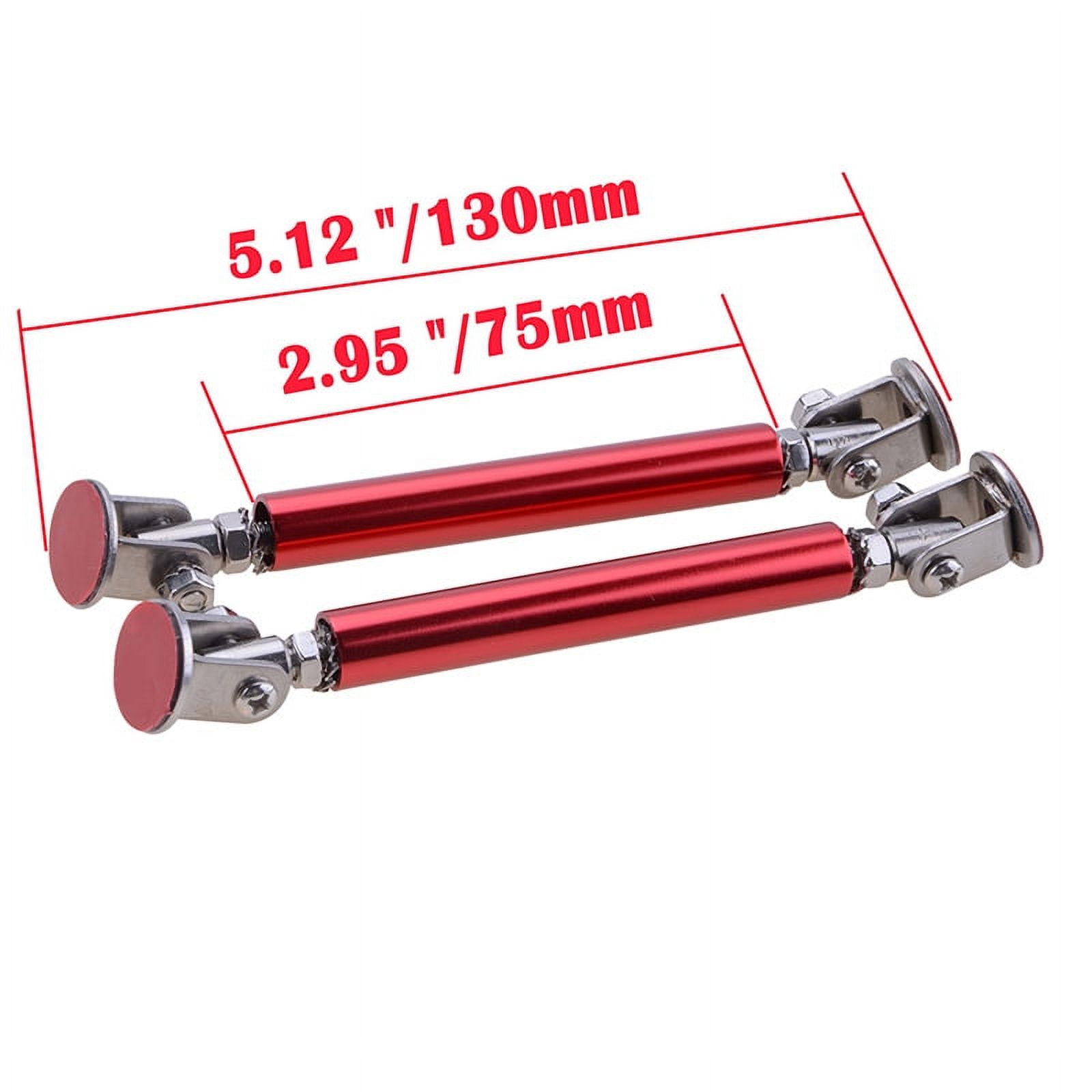 75mm Red-Mathiiation Rods for Racing Car, Adjustable Front Bumper ...