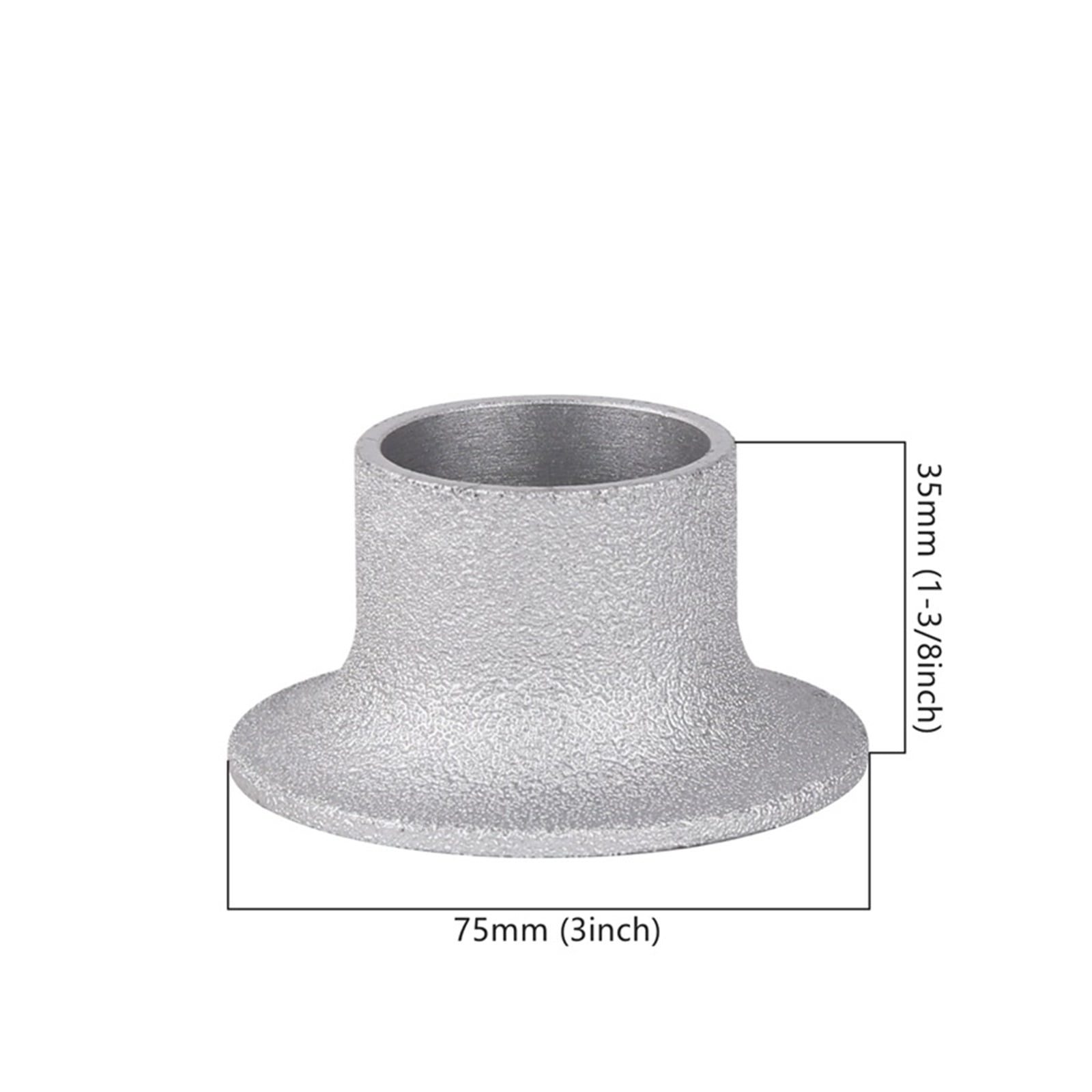 75mm Vacuum Brazed Diamond Hand Profile Wheel Bore 22mm Dry Or Wet ...