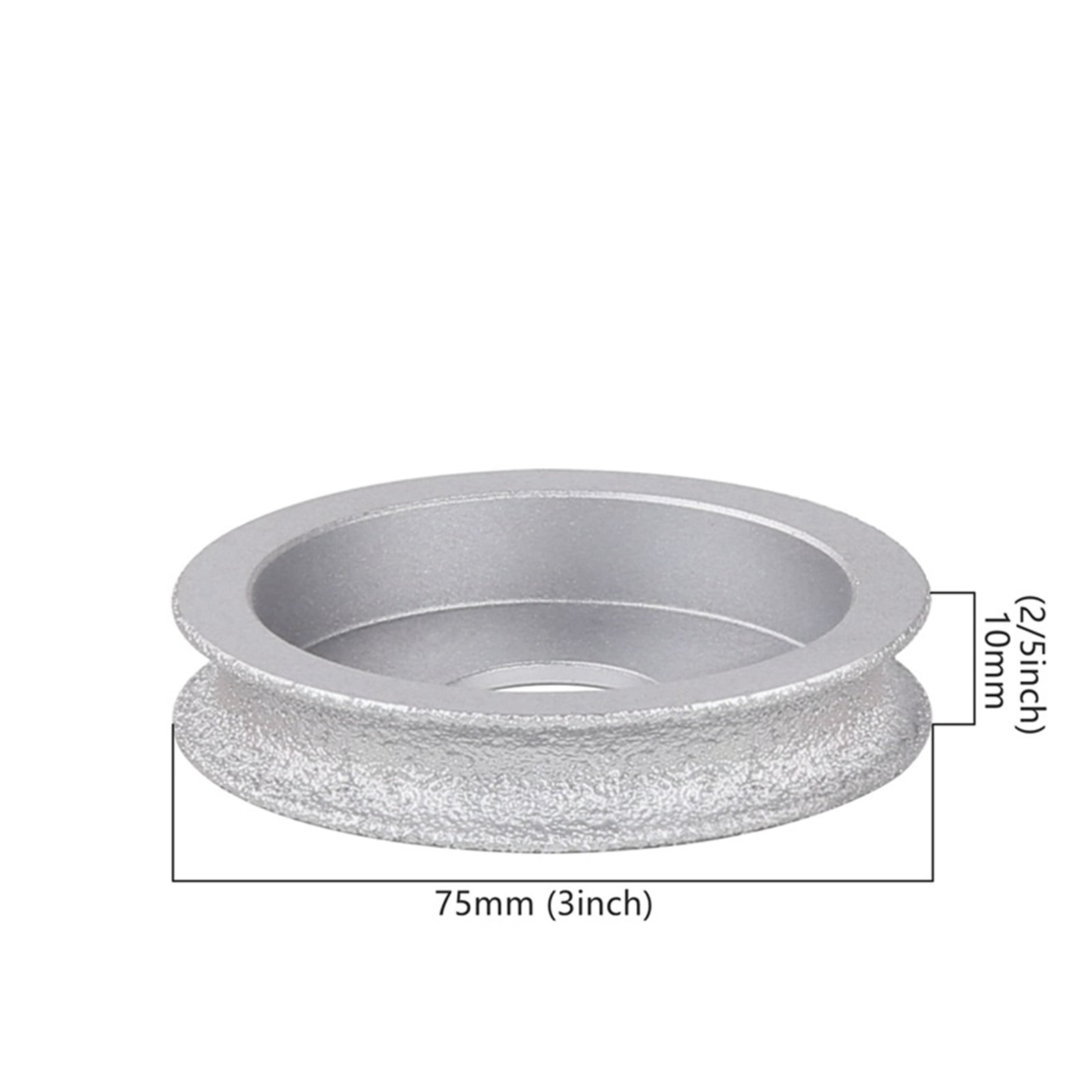 75mm Vacuum Brazed Diamond Hand Profile Wheel Bore 22mm Dry Or Wet ...