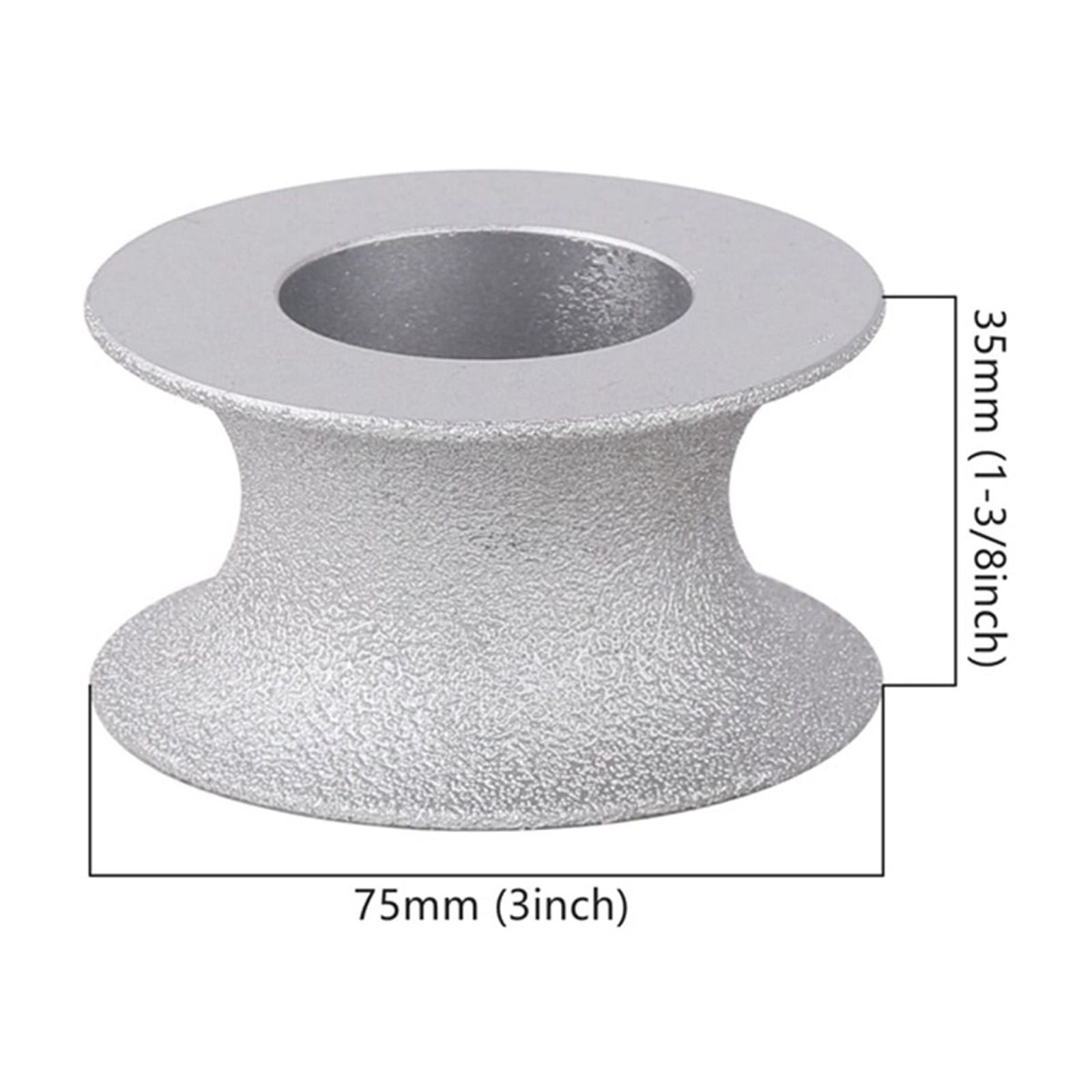 75mm Vacuum Brazed Diamond Hand Profile Wheel Bore 22mm Dry Or Wet ...