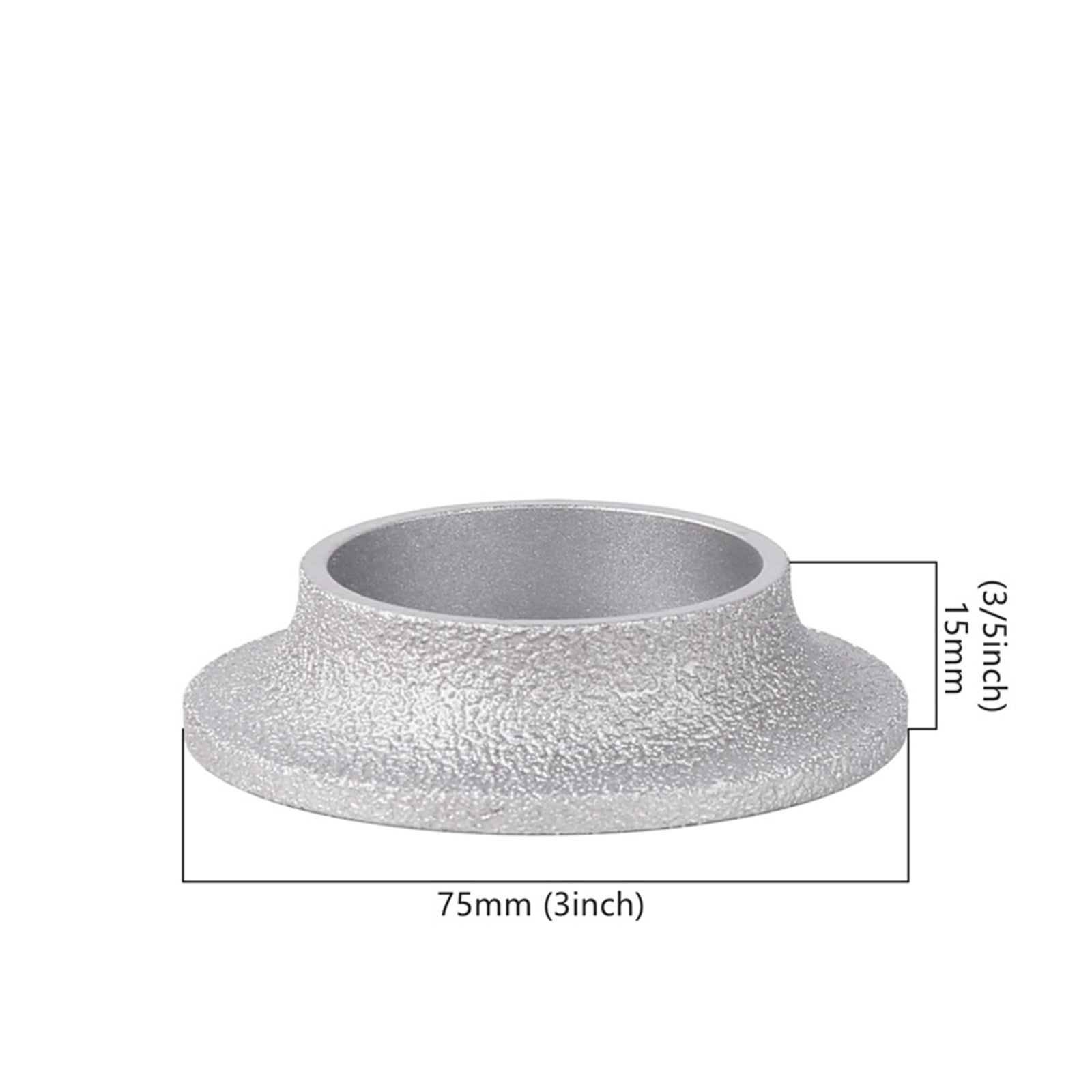 75mm Vacuum Brazed Diamond Hand Profile Wheel Bore 22mm Dry Or Wet ...