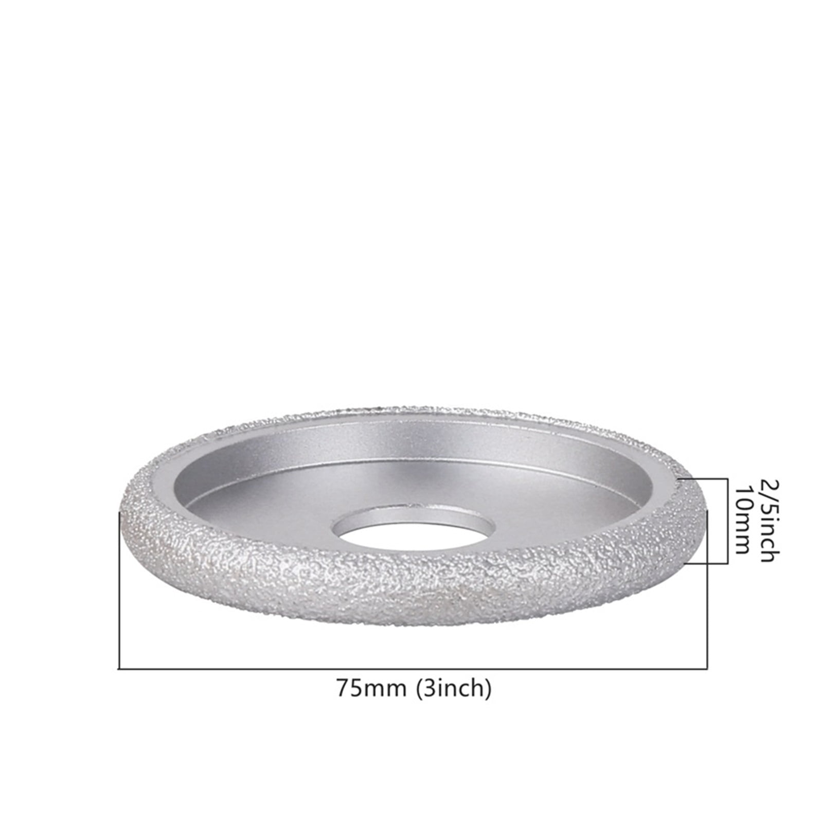 75mm Vacuum Brazed Diamond Hand Profile Wheel Bore 22mm Dry Or Wet ...