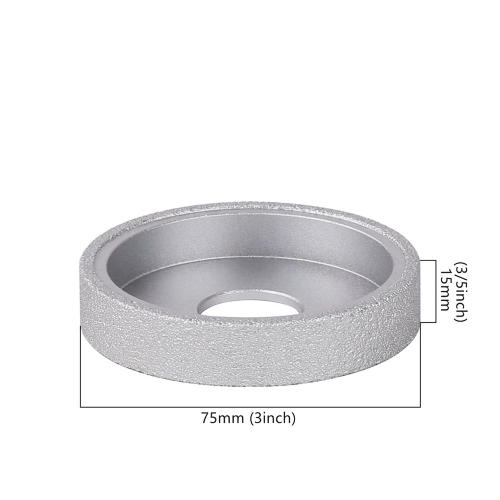 75mm Vacuum Brazed Diamond Hand Profile Wheel Bore 22mm Dry Or Wet ...