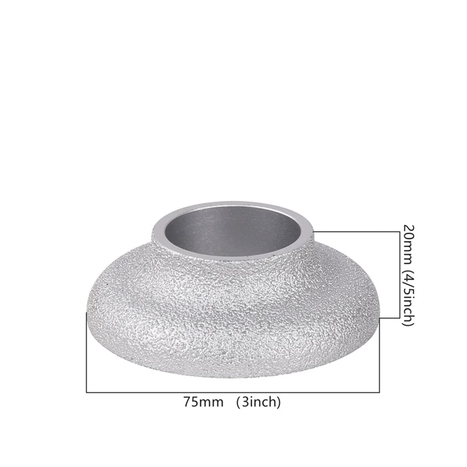 75mm Vacuum Brazed Diamond Hand Profile Wheel Bore 22mm Dry Or Wet ...