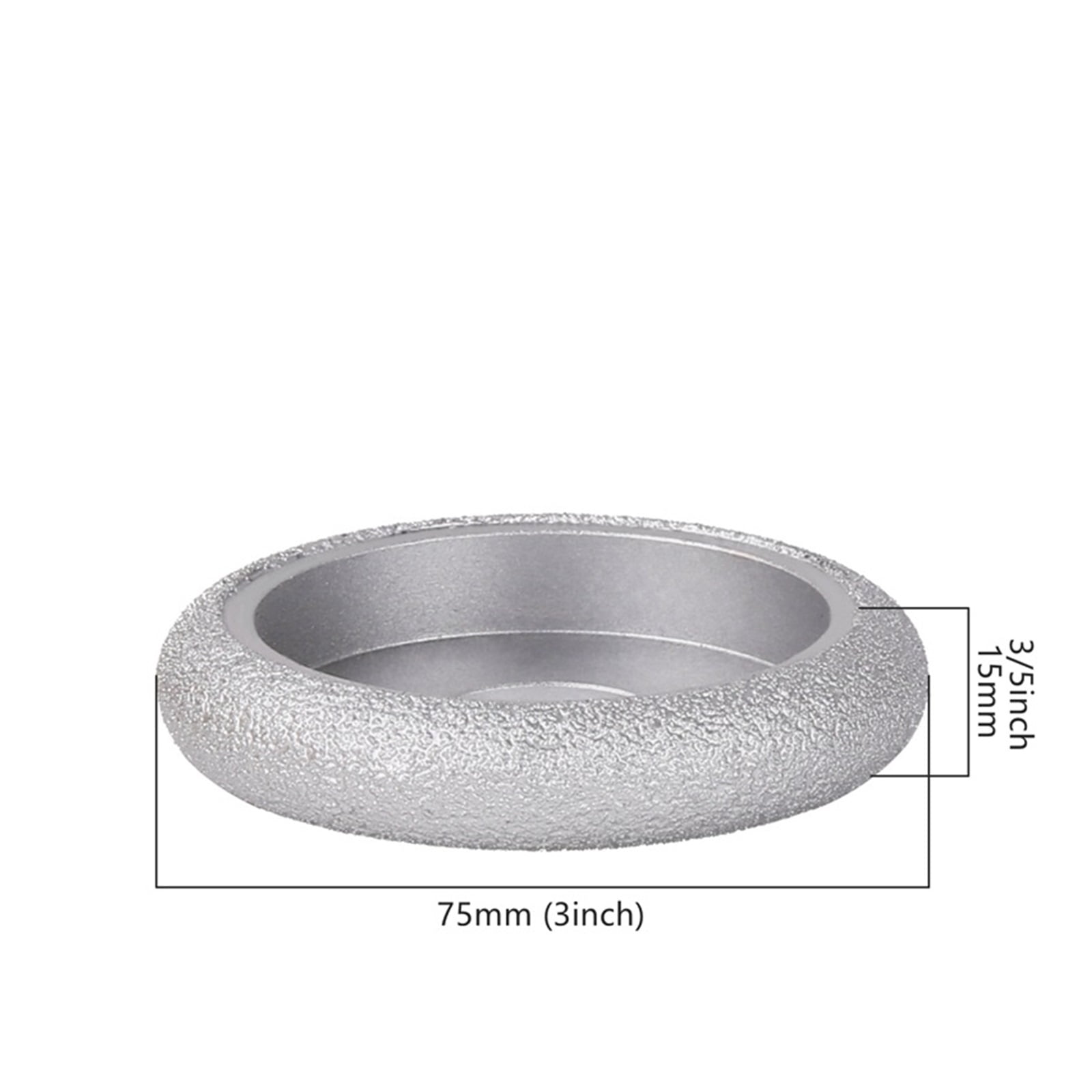 75mm Vacuum Brazed Diamond Hand Profile Wheel Bore 22mm Dry Or Wet ...