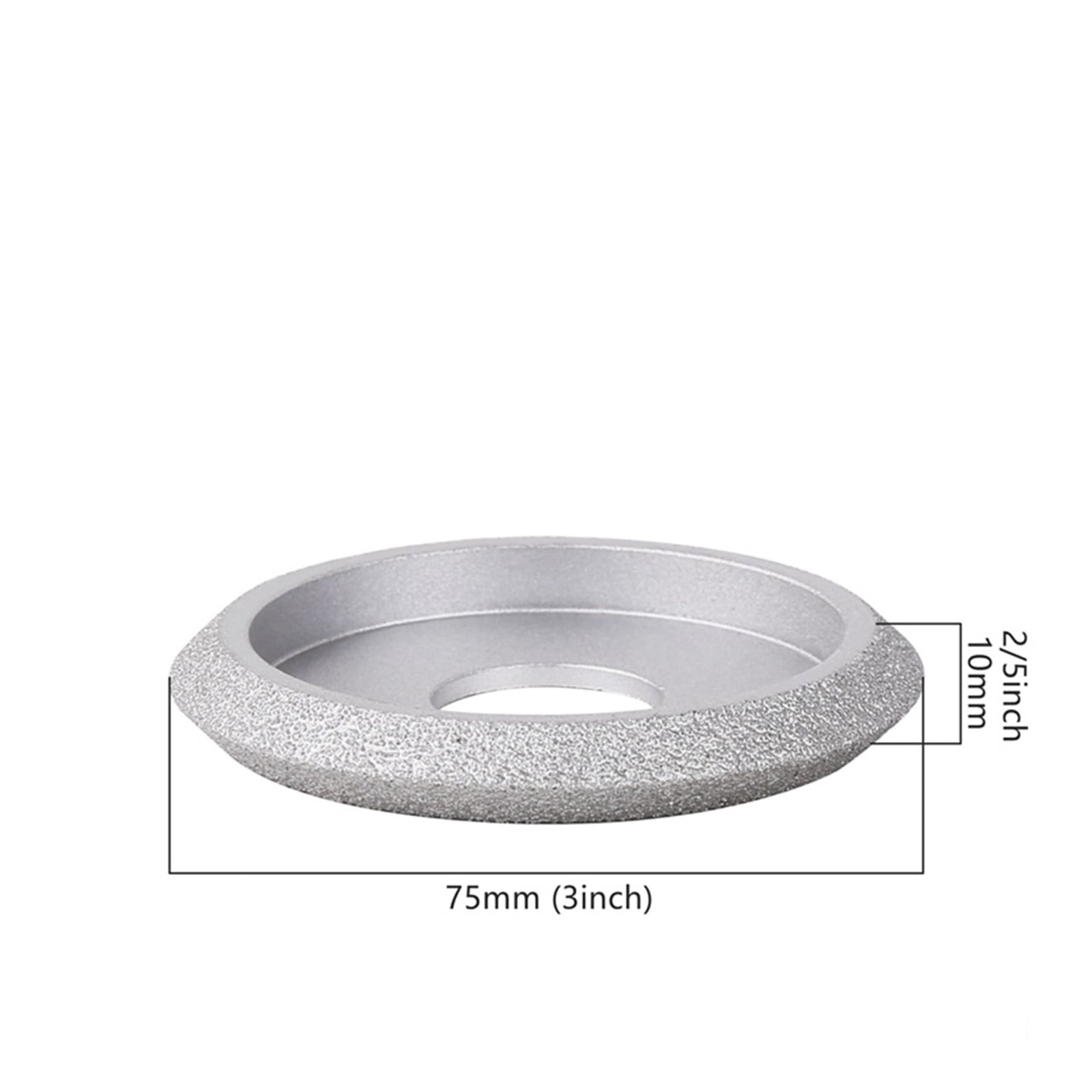 75mm Vacuum Brazed Diamond Hand Profile Wheel Bore 22mm Dry Or Wet ...