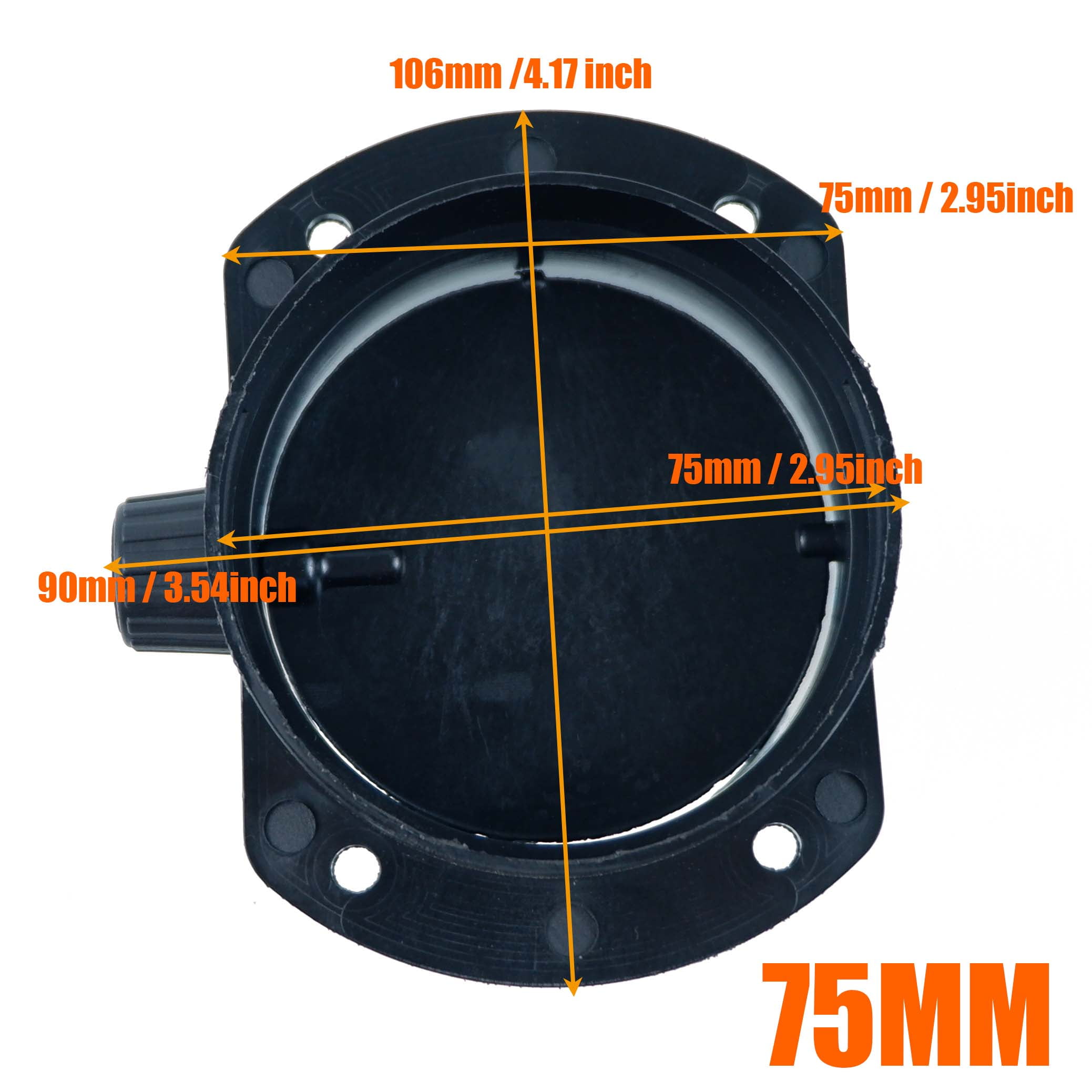 75mm Valve-Car Access Hose Outlet Joiner Connector, Latch Flap ...