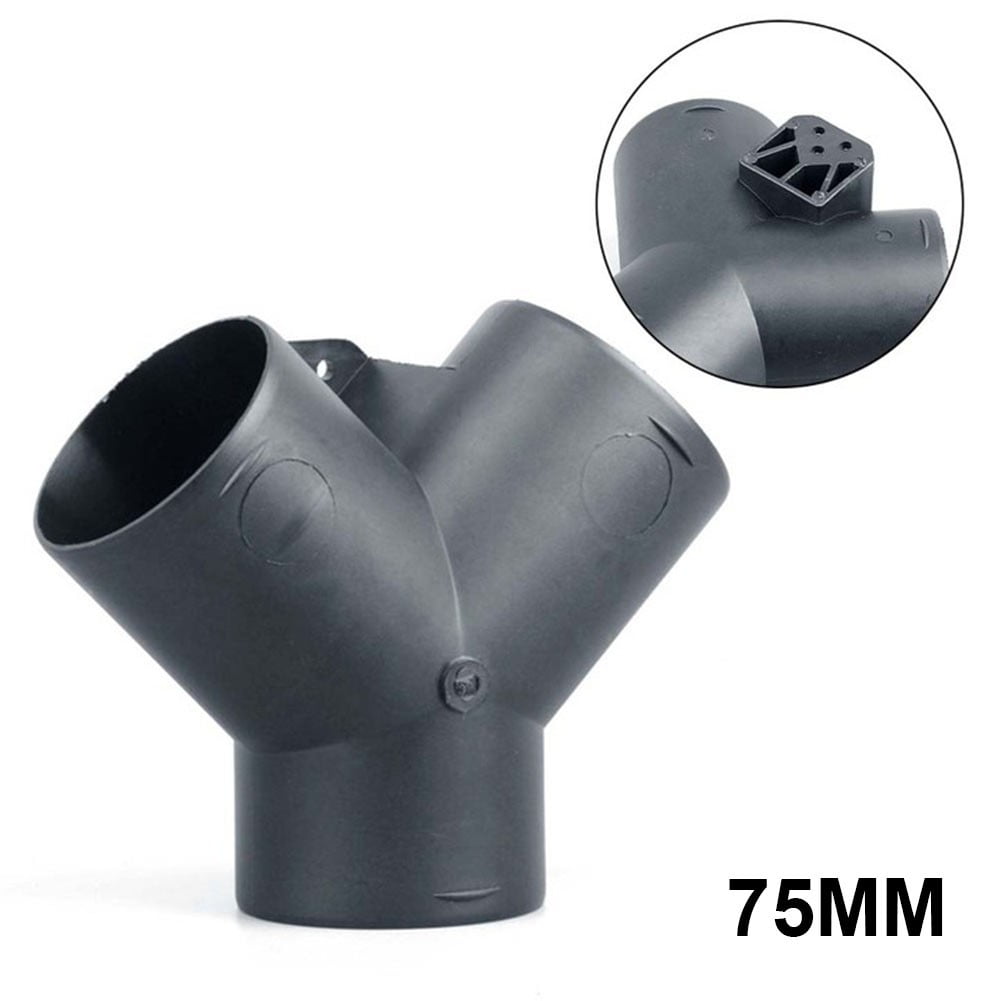 75mm Vent Duct Y Branch Pipe Outlet Exhaust Connector For Air Diesel ...
