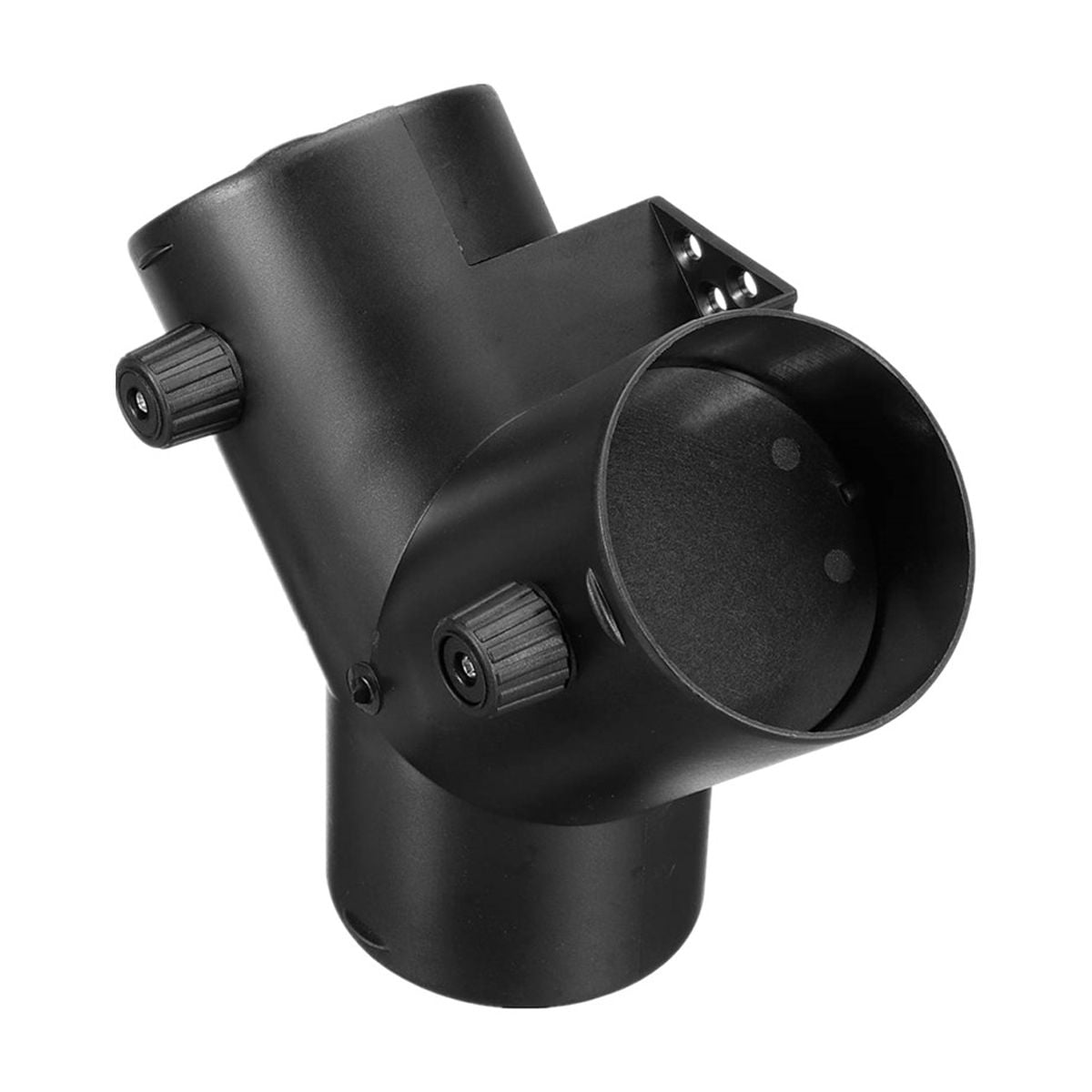 75mm Y Shape Double Valve Tee Outlet Connector with Regulator Flap ...