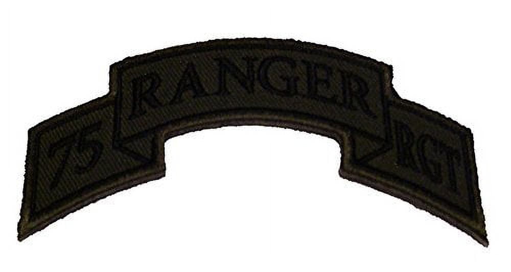 75th ARMY RANGER REGIMENT SCROLL ROCKER PATCH - OLIVE DRAB OD GREEN ...