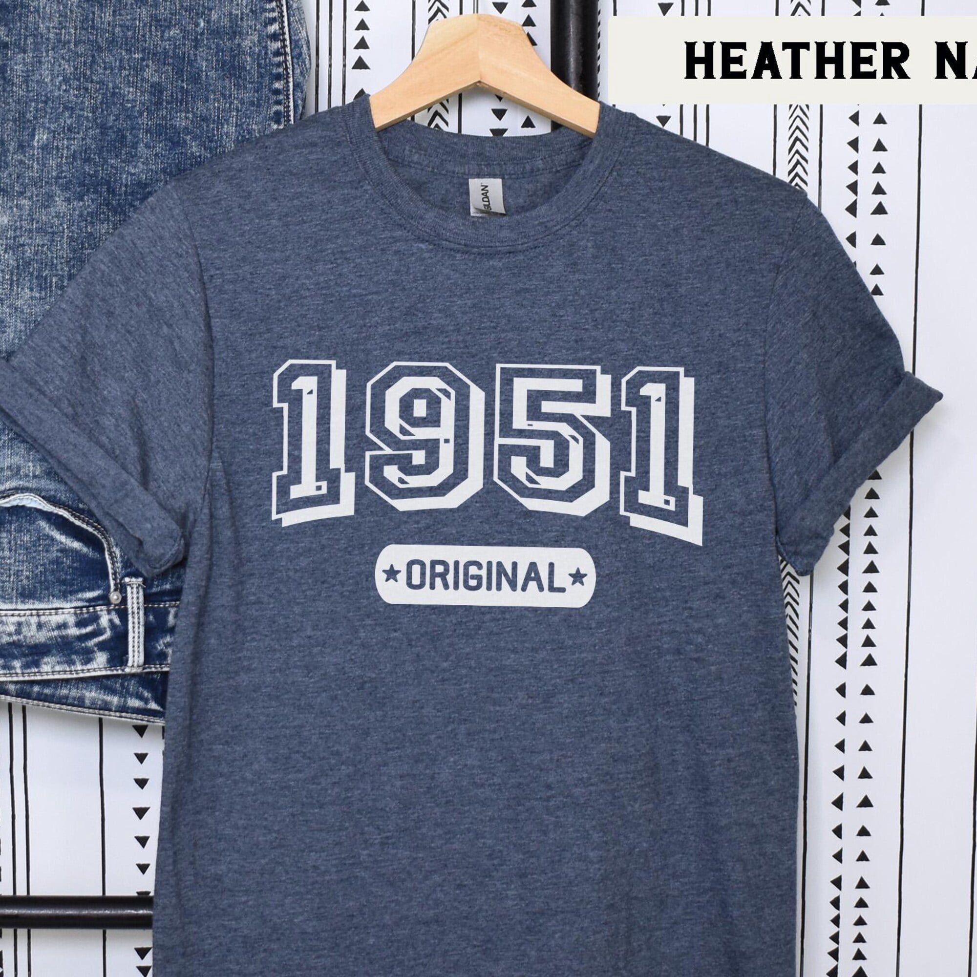 75th Birthday Gift 1951 Birthday Unisex Shirt for Dad Sports Lovers ...
