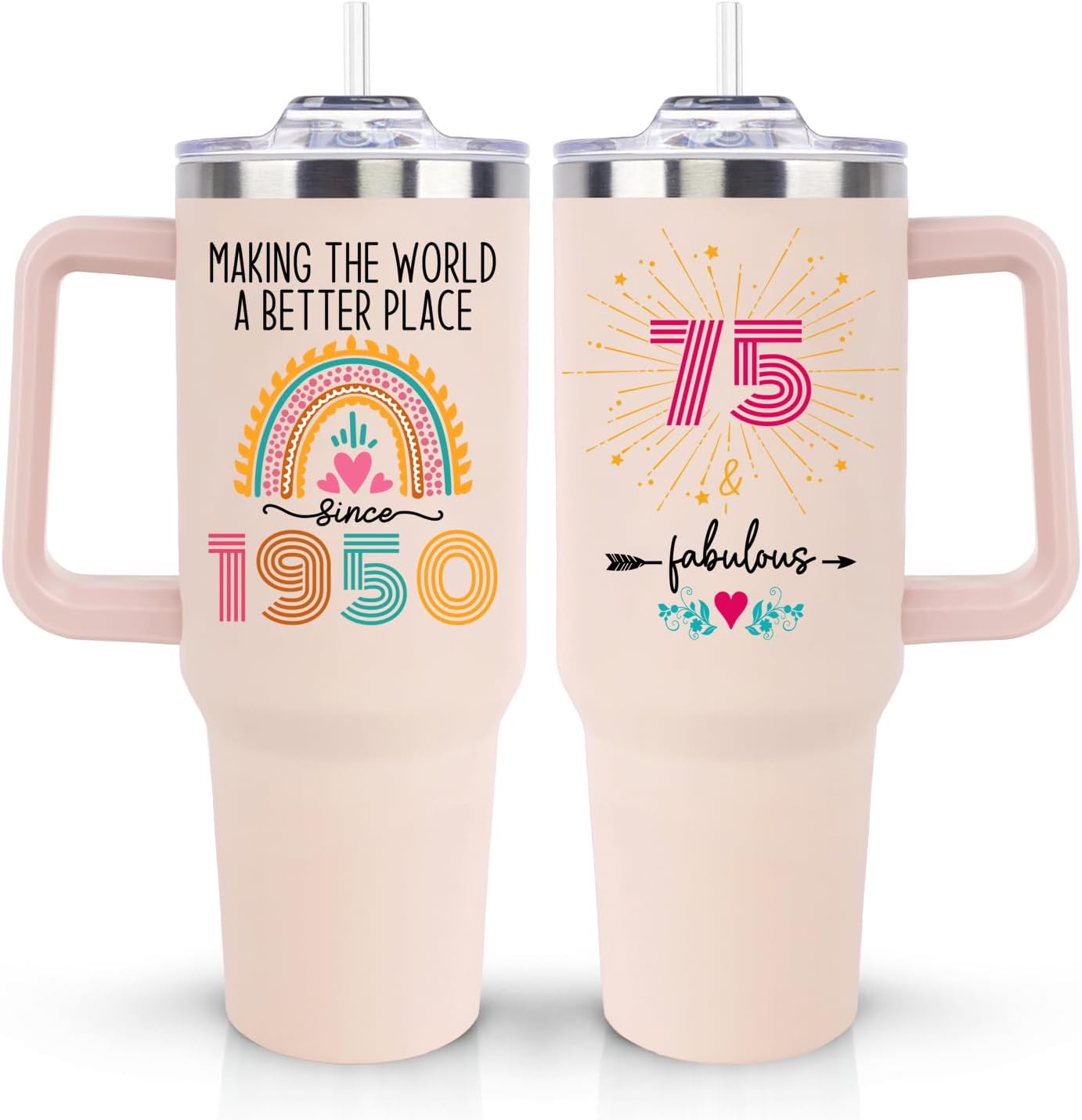 75th Birthday Gifts for Women Her, Unique Cute 1950 75 th Birthday Gift ...