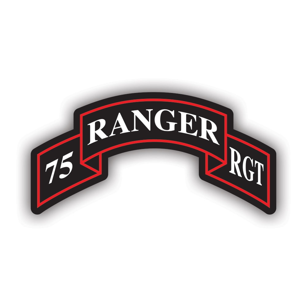 75th Ranger Regimen Sticker Decal - Self Adhesive Vinyl - Weatherproof ...