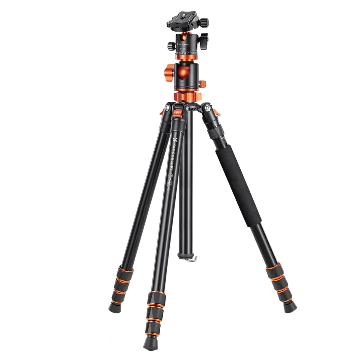 K&F Concept 75 inch Camera Tripod,Professional Center Axis Horizontal ...
