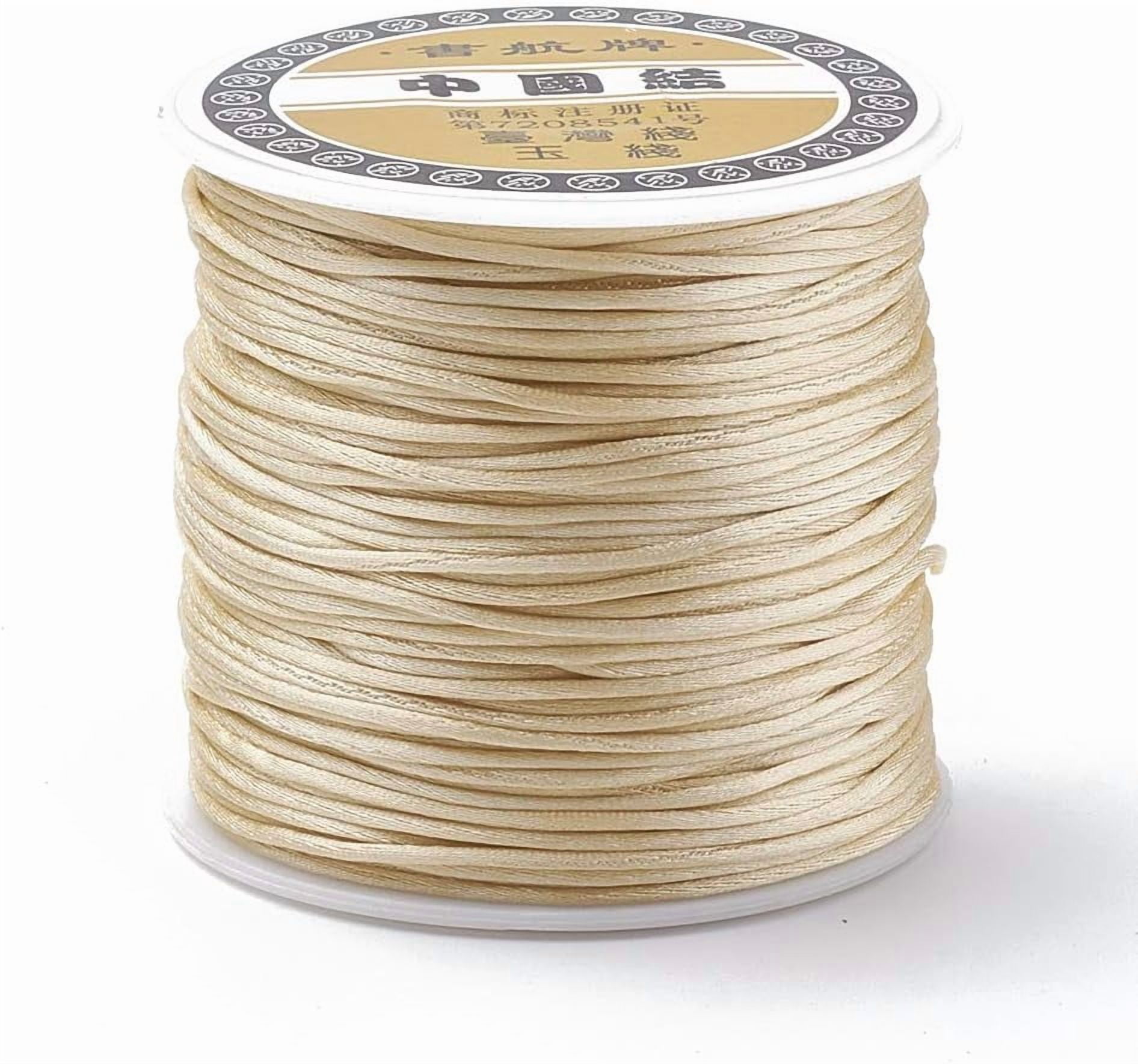 76.55 Yards Nylon Threads 1mm Nylon String Chinese Knotting Cord Tarred ...