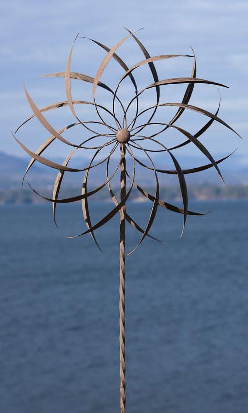 76" Brown Kinetic Pinwheel Spinner - Walmart.com