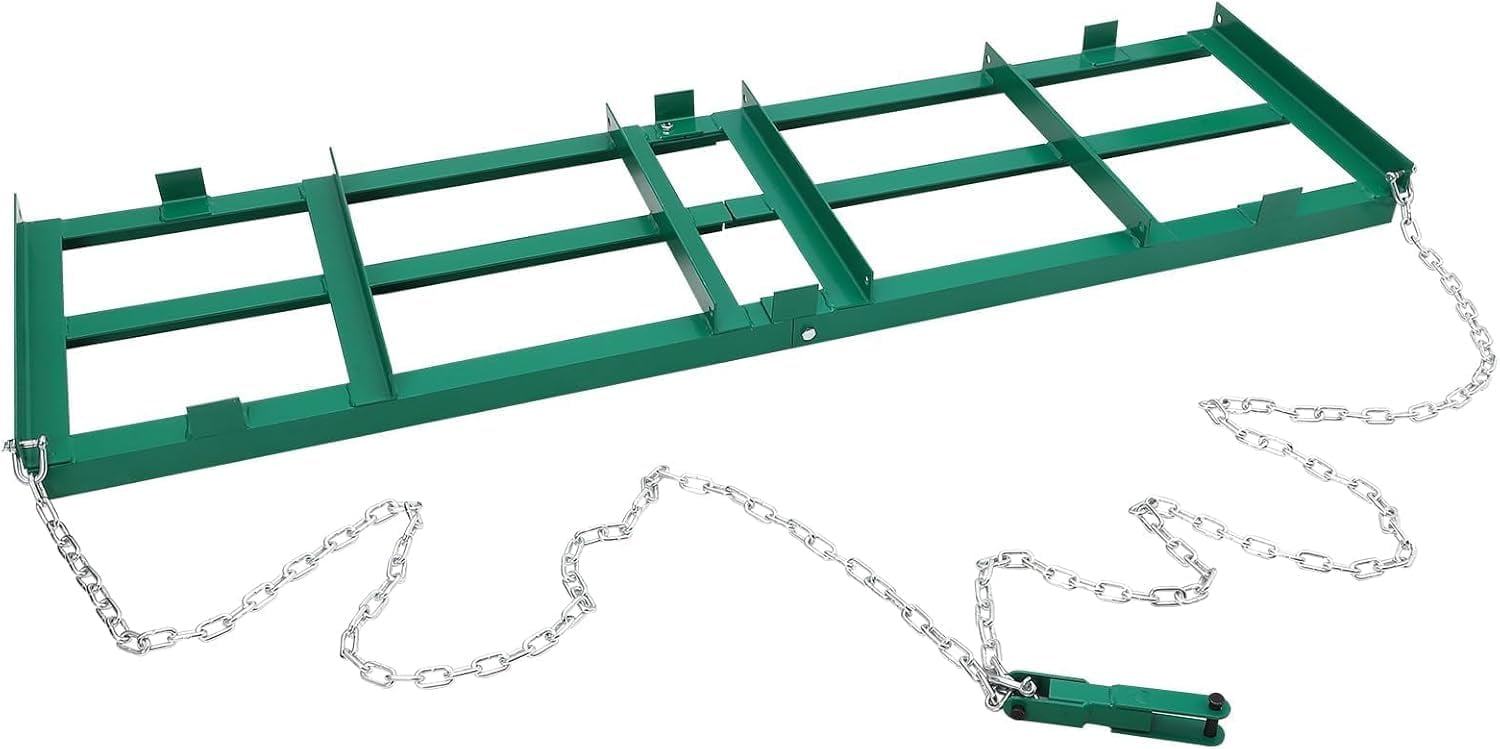 76" Driveway Drag Grader - Green Alloy Steel Landscape Rake for ...