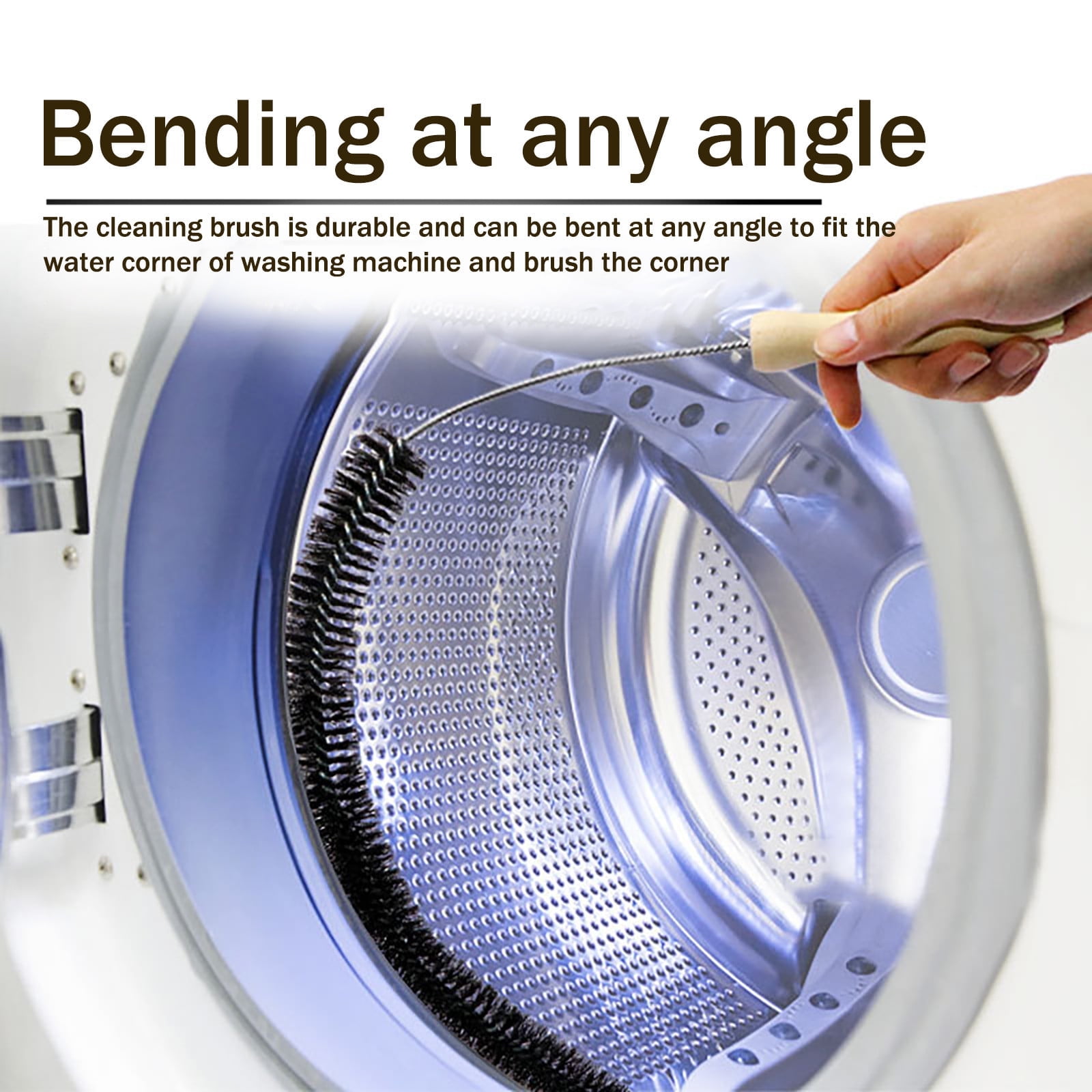 76" Nylon Dryer Vent Cleaning Brush | Lint Trap Cleaner Tool for ...