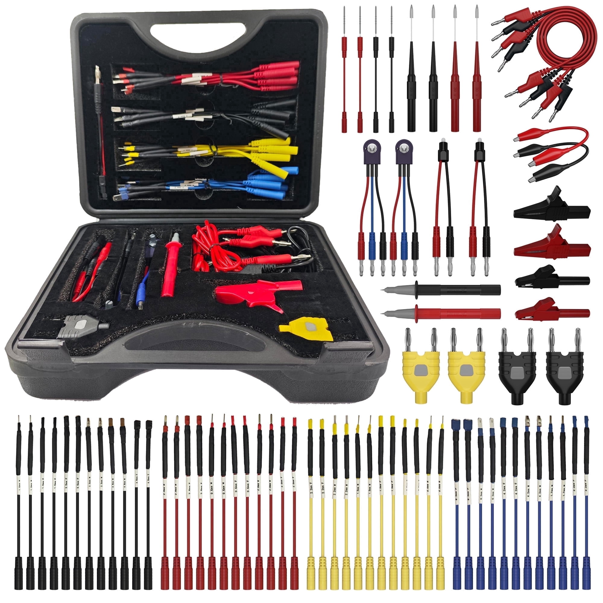 76 Pcs Automotive Circuit Test Lead Kit, Multimeter Test Leads Kit ...