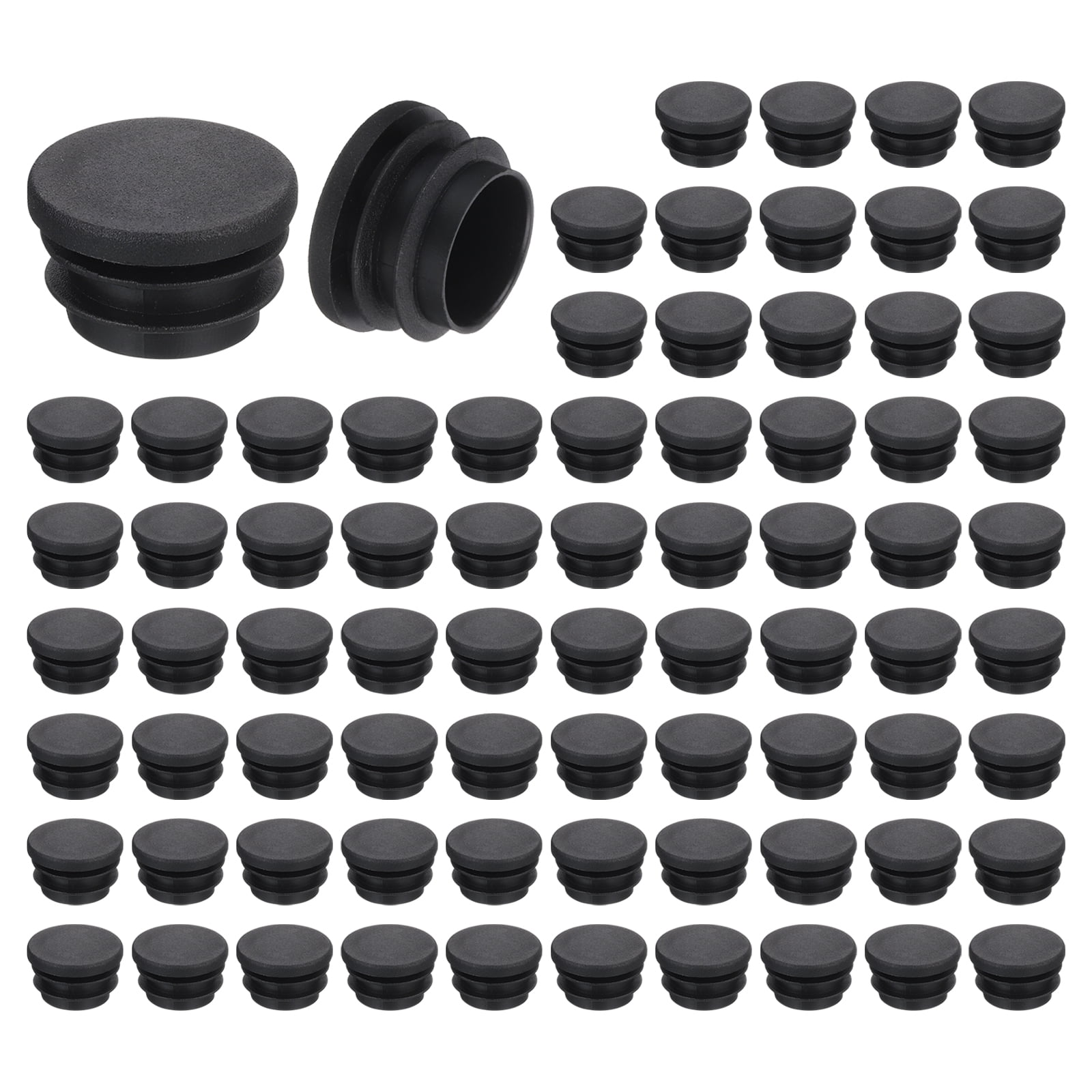 76 Pcs Round Plastic Plug, Furniture Leg Pipe Insert for Chair, Sofa ...