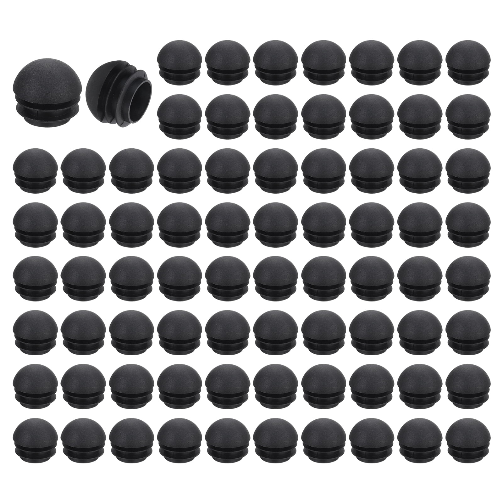 76 Pcs Round Plastic Plug, Furniture Legs Pipe Insert for Chair, Sofa ...
