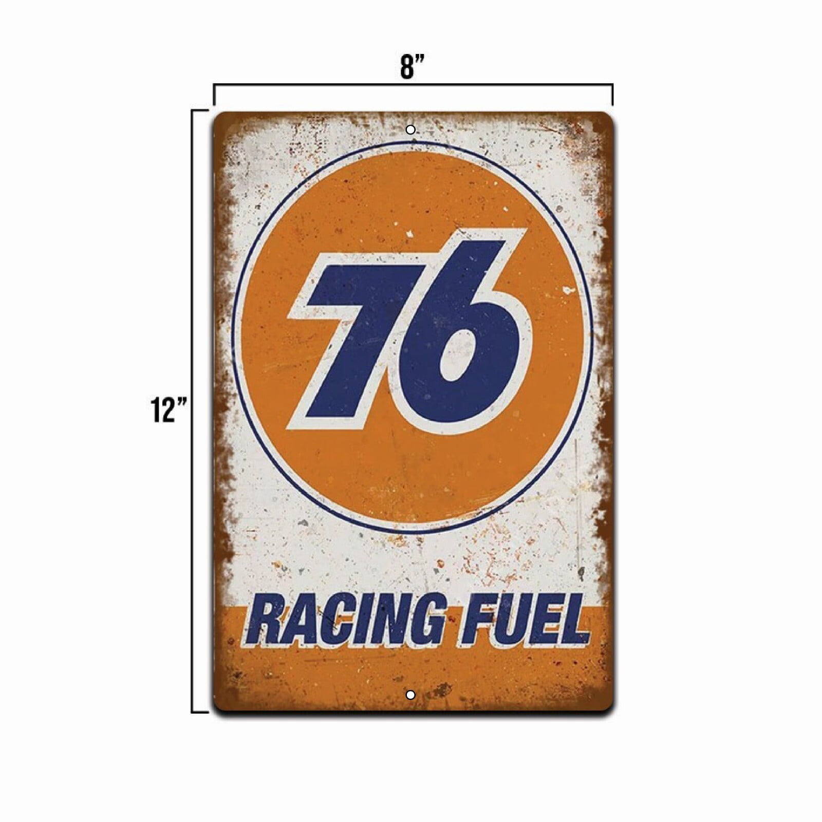 76 Racing Fuel, Gas Station, Garage, Auto Shop, Retro Tin Sign Vintage ...
