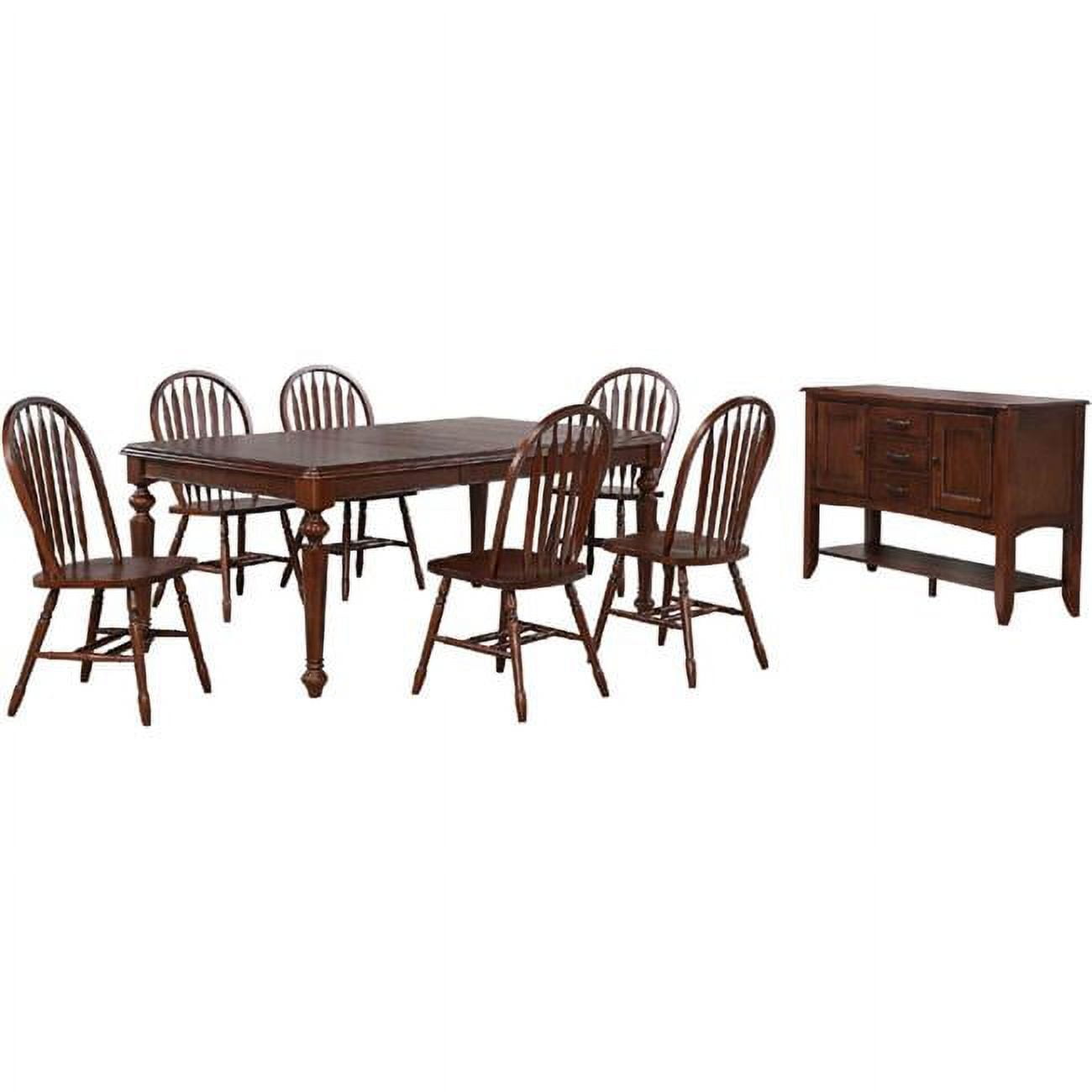 76 in. Andrews Rectangular Extendable Dining Set with Butterfly Leaf ...