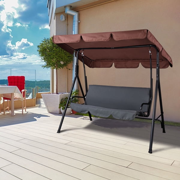 76'' x 44'' UV Protection & Water Resistance Swing Canopy Replacement ...