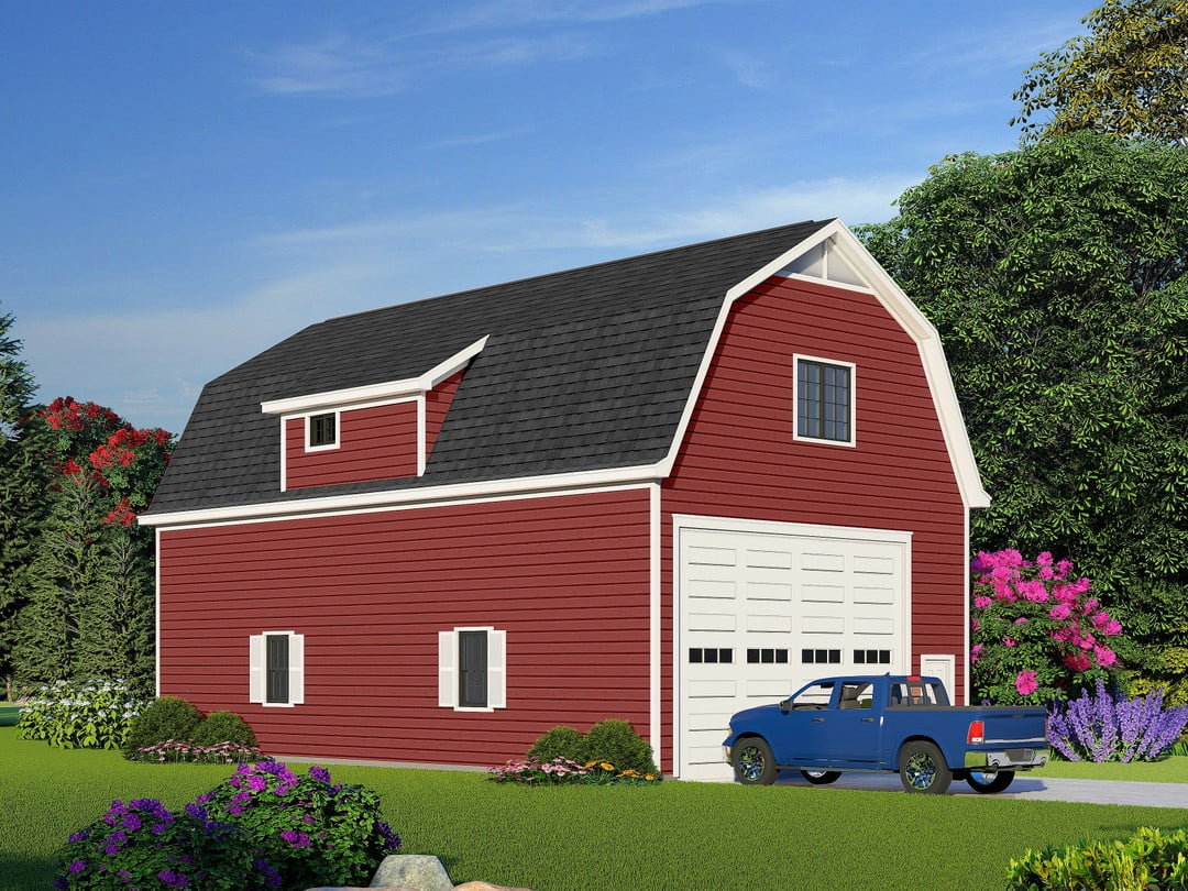 763-1062: Traditional Barn & outbuilding 2 Bed, 1 Bath Luxury Home Plan ...