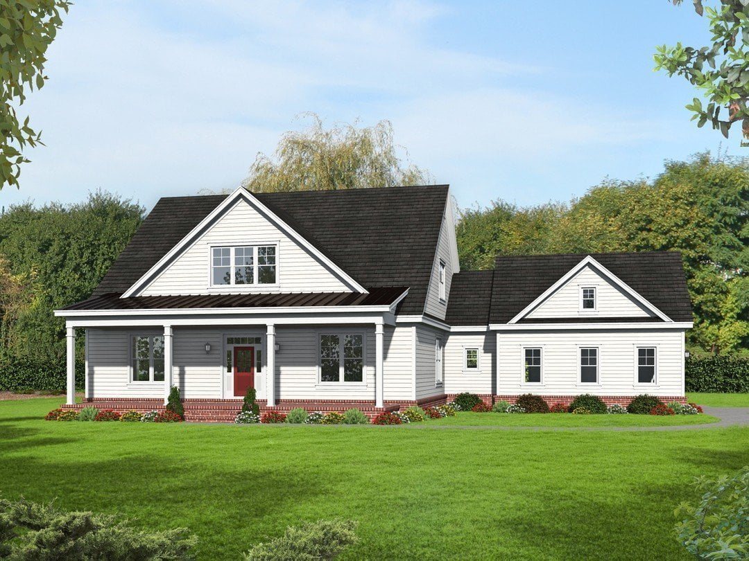 763-1090: Craftsman Traditional 5 Bed, 3 Bath Luxury Home Plan, 3230 Sq Ft: Full Blueprints with ...