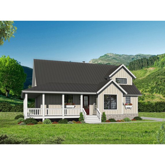 763-1664: Traditional Country 3 Bed, 3 Bath Luxury Home Plan, 2752 Sq ...