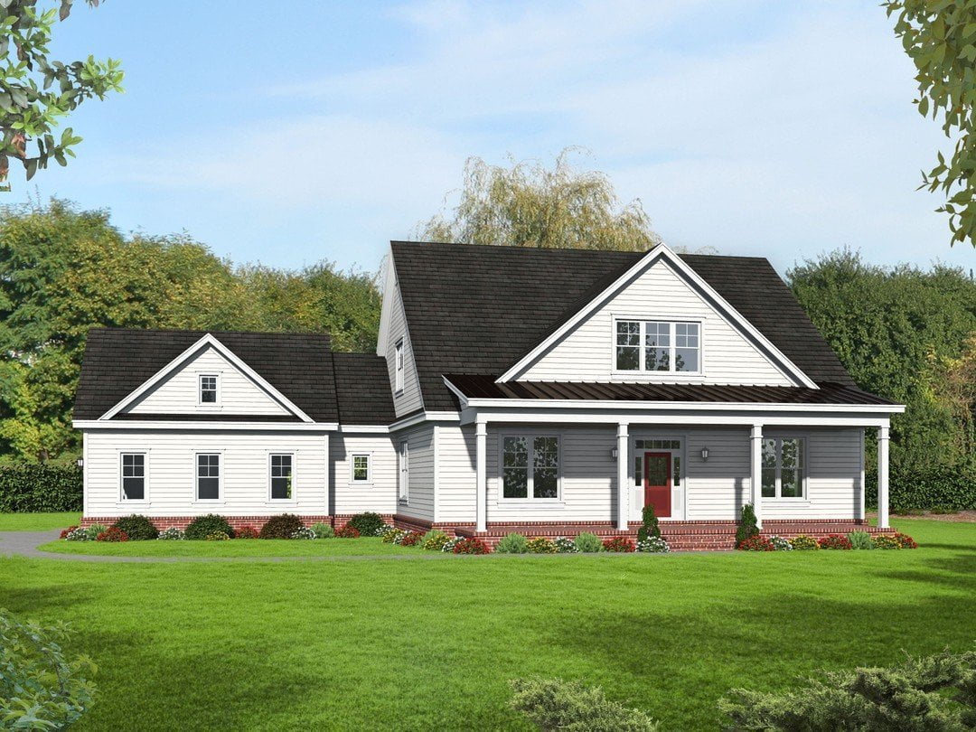 763-2376: Traditional Country 2 Bed, 2 Bath Luxury Home Plan, 2400 Sq ...