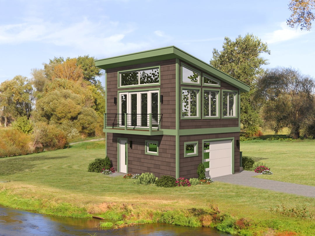763-378: Modern Contemporary 0 Bed, 0 Bath Luxury Home Plan, 378 Sq Ft ...
