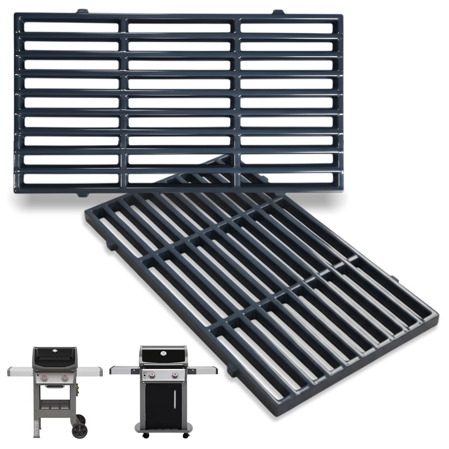 7637 Grill Grates for Weber Spirit II E/S-210 215 220 (Front Control ...