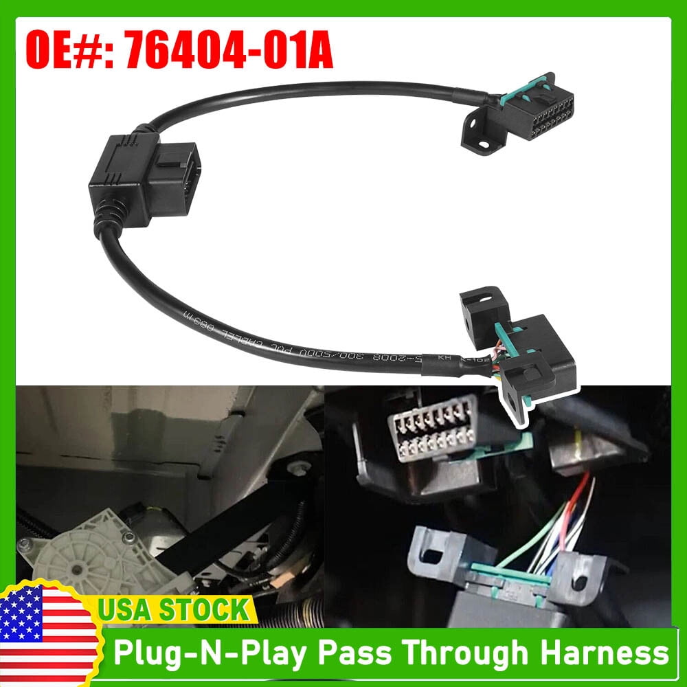76404-01A Plug and Play Pass Through Harness For AMP Research PowerStep ...