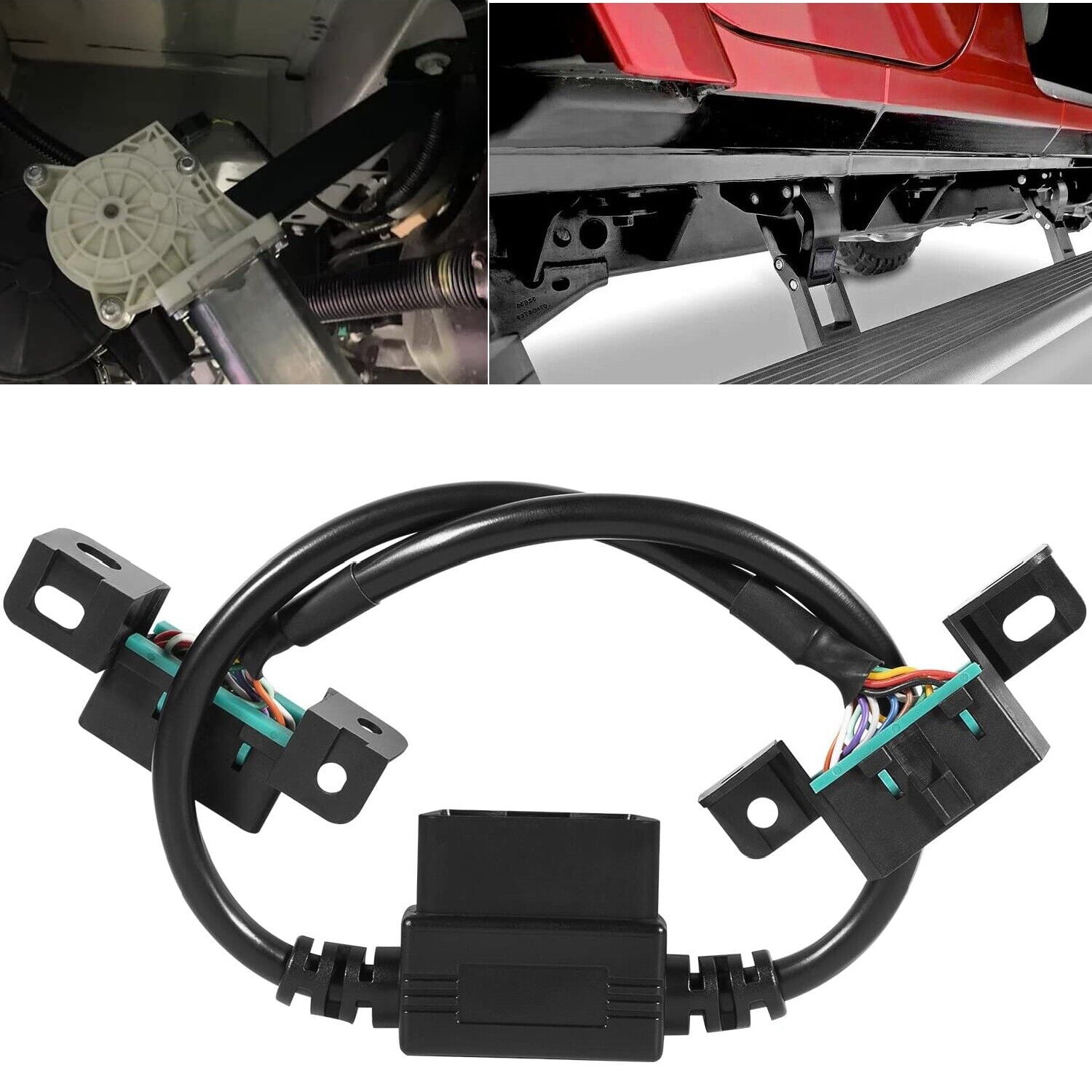 76404-01A Plug-n-Play Pass-Through Harness Black For PowerStep Running ...
