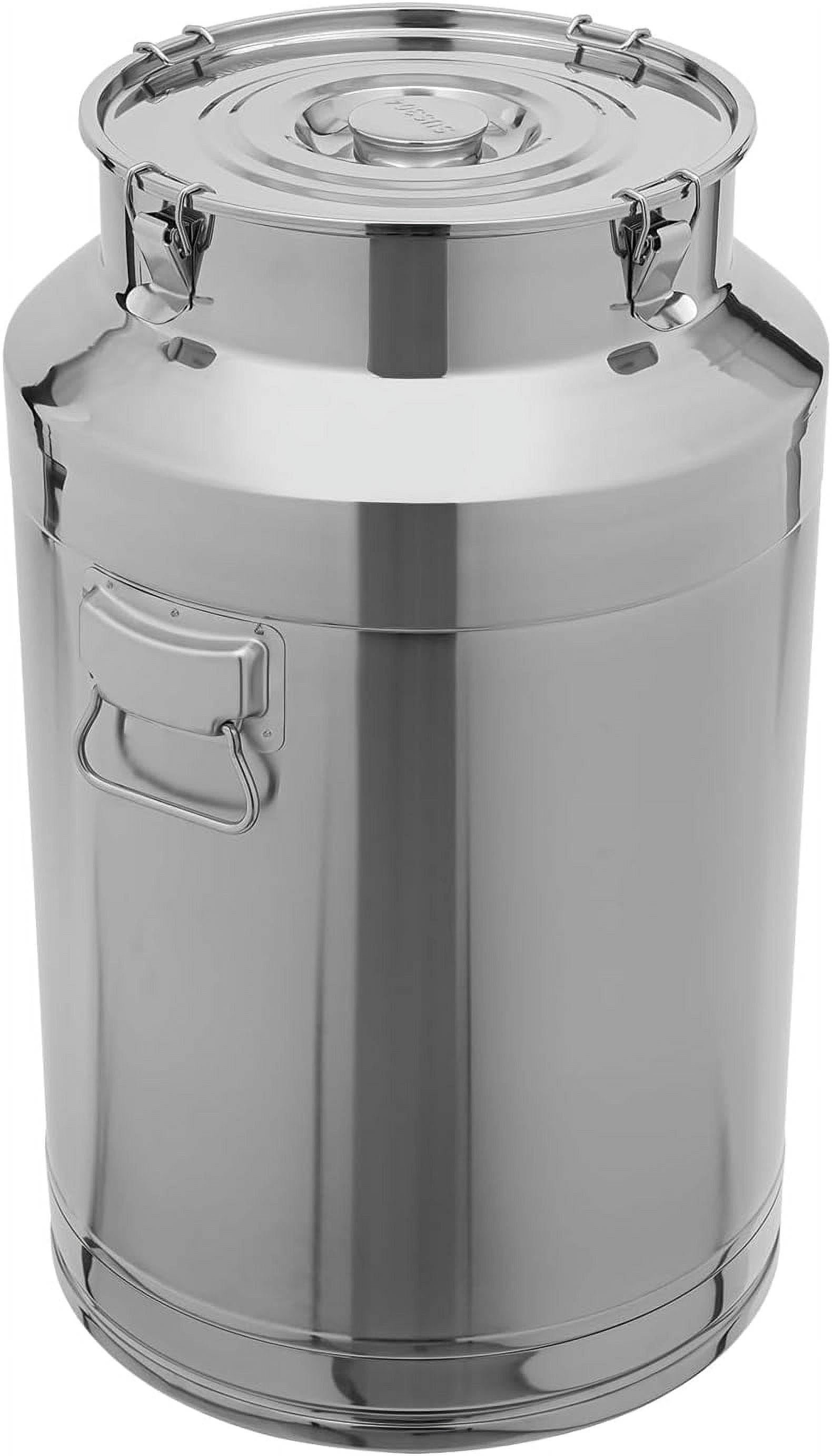 76L Stainless Steel Milk Can, 20.08 Gallon Water Beverage Drink ...