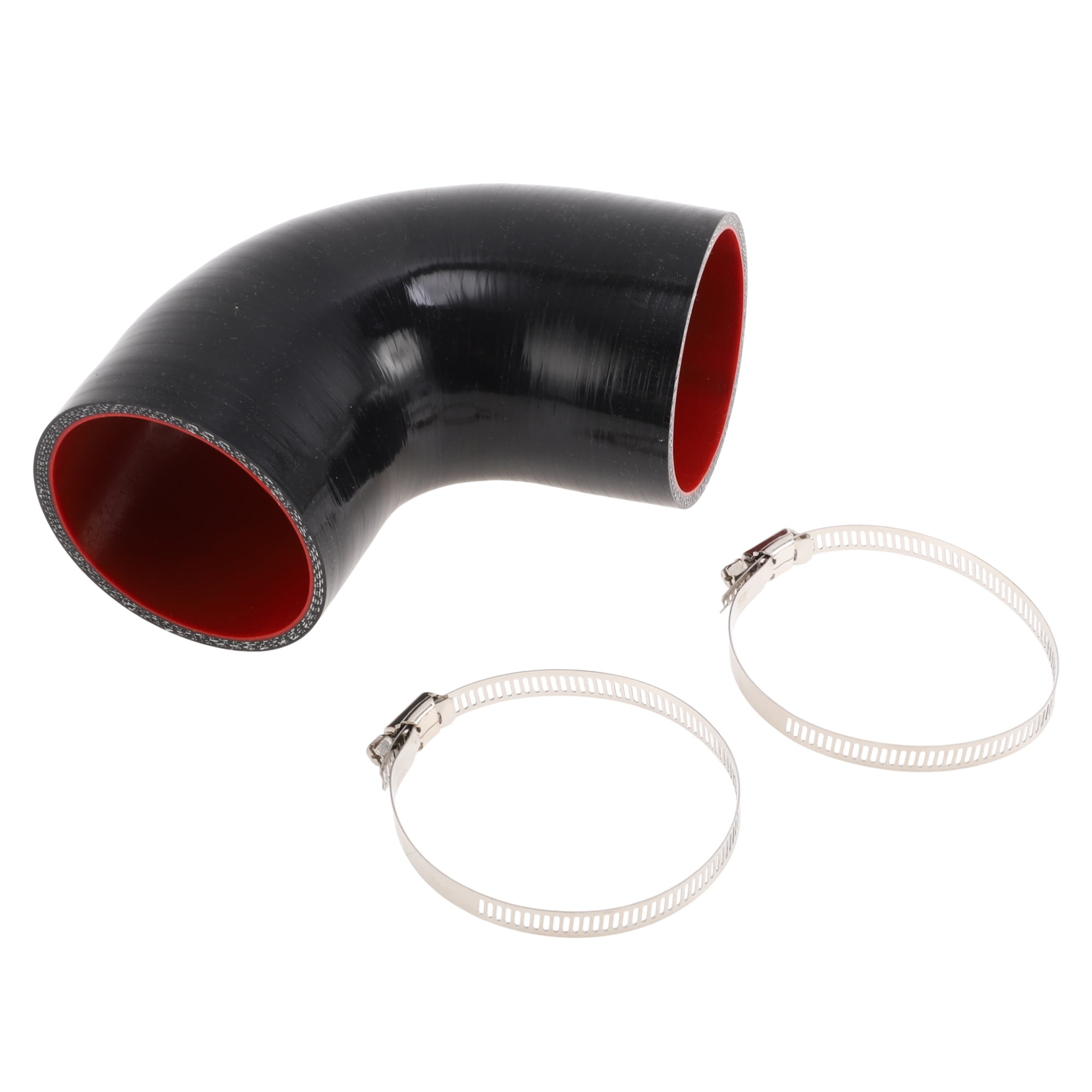 76mm / 2.99" 90 Degree Coupler Silicone Hose 4 Layers of Cloth ...