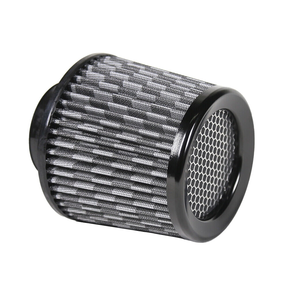 76mm 3" High Flow Inlet Cold Air Intake Cone Replace CarbonFiber Dry ...