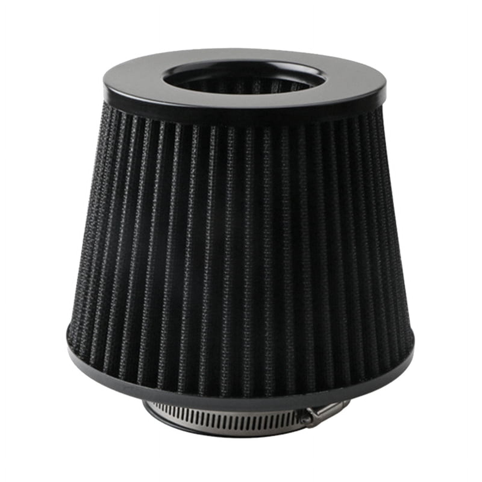 76mm Air Filter Mushroom Filter Exhaust Filter Intake Filter Universal Car Supplies Black ...