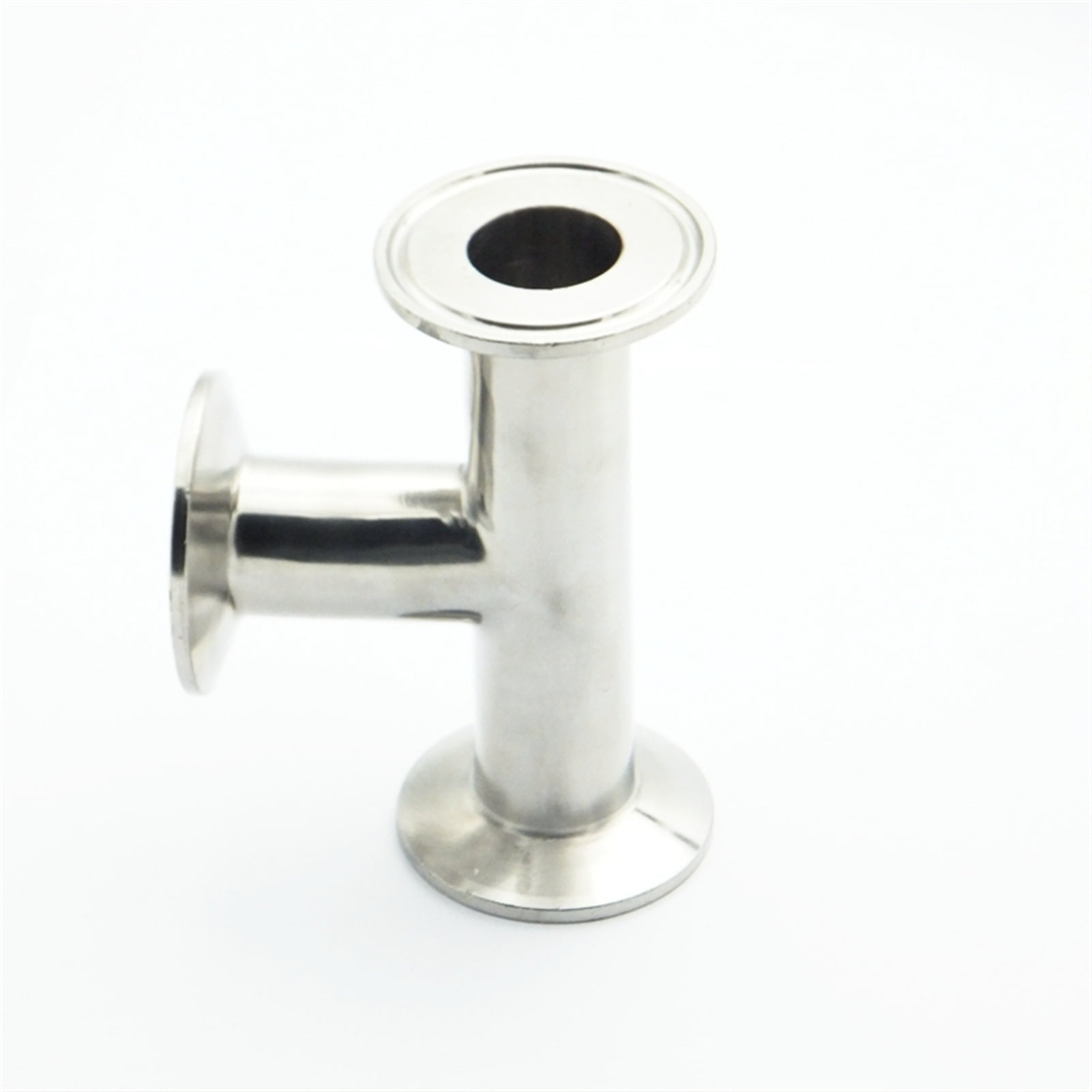 76mm OD 304 Stainless Steel Sanitary Ferrule Tee Connector Pipe Fitting ...